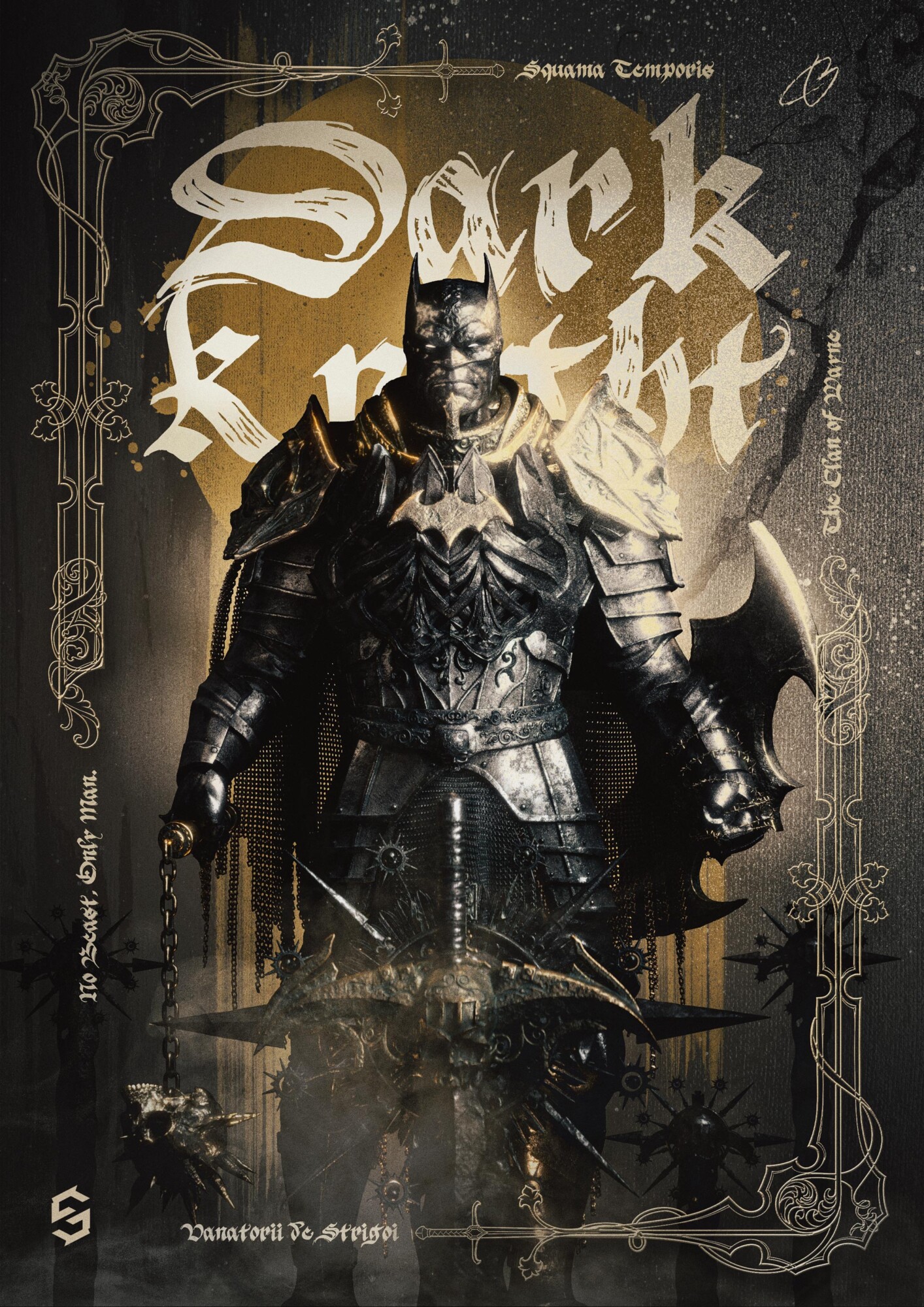 Dark Ages Batman | Poster By Bartos Gyorgy