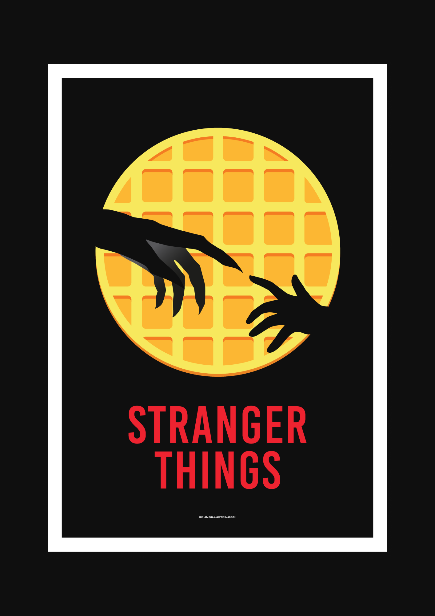 Stranger Things Minimalist Poster | Poster By Bruno Carvalho