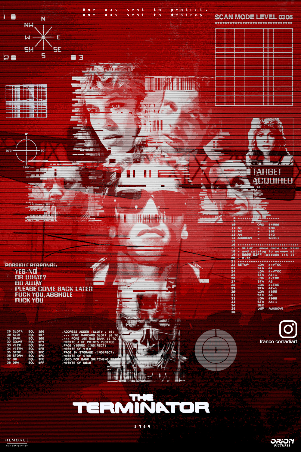 Das Terminator Plakat 1984 Terminator (1984) VHS RETRO BOX BLU RAY