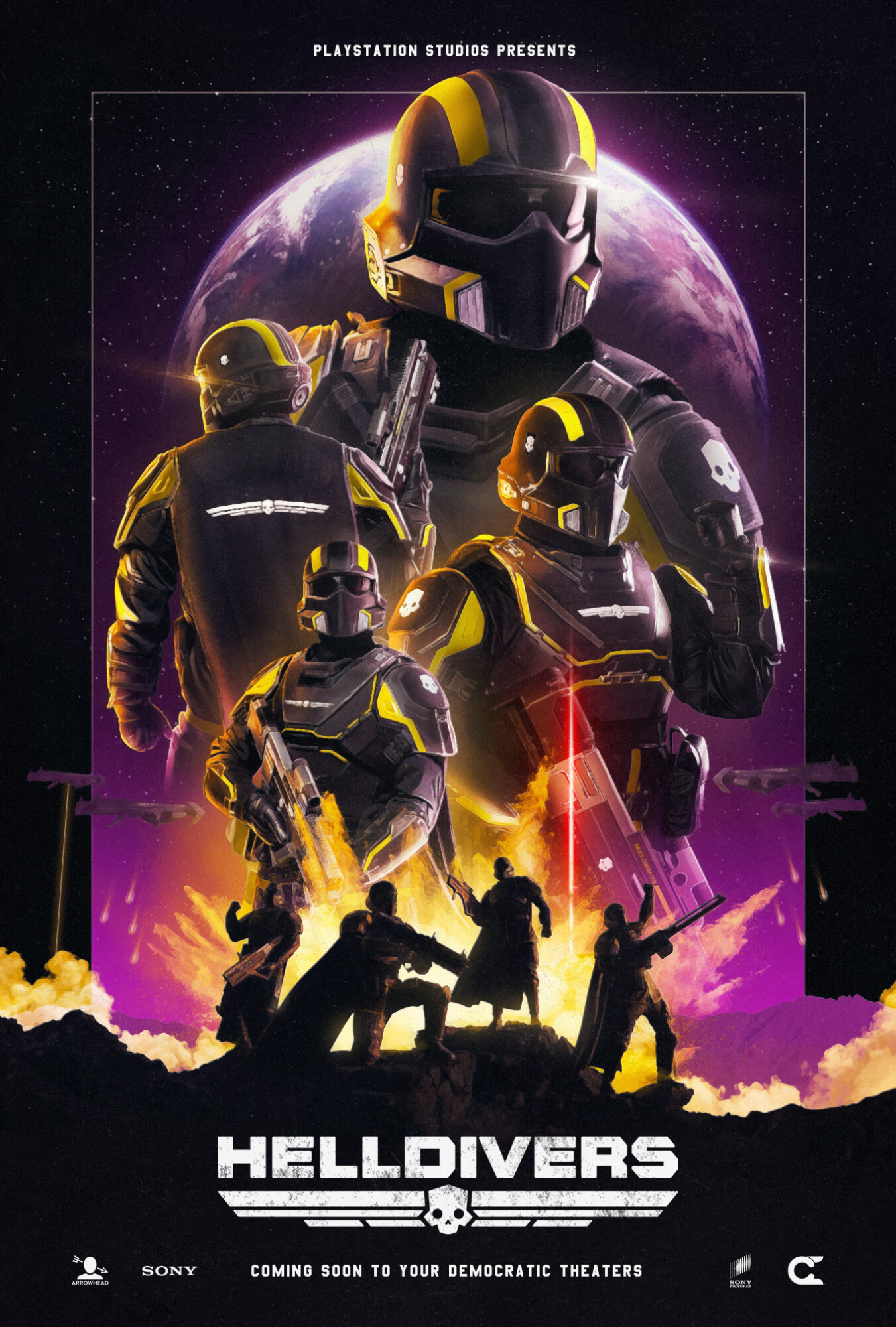 Helldivers – Alternative Poster (2nd Version) | Poster By ClemsGraphics