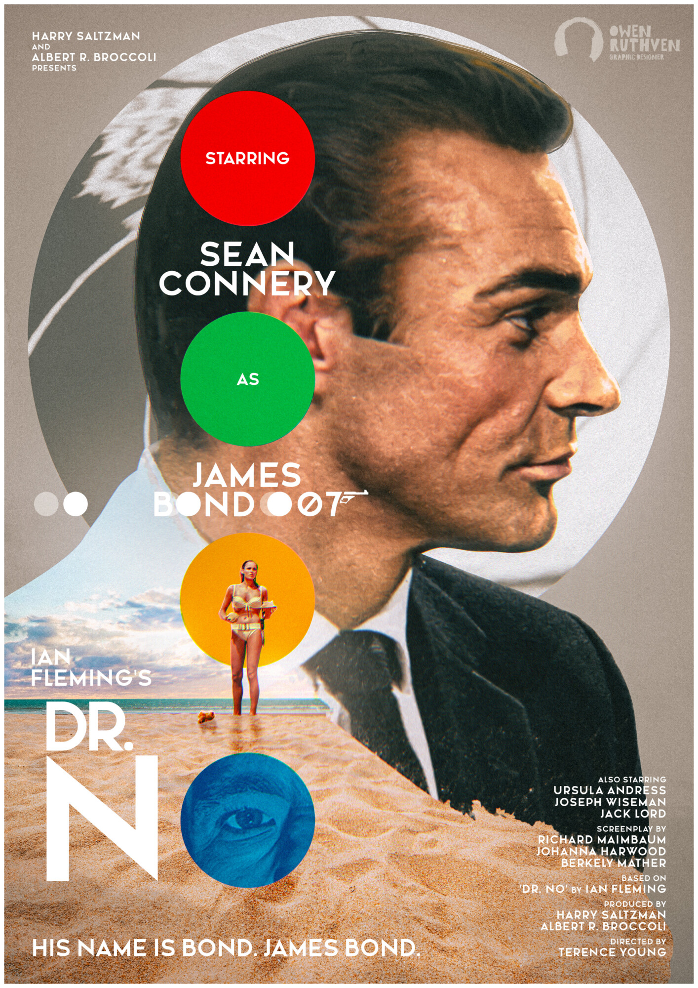 James Bond 007 - Dr. No Poster | Poster By OwenRuthven