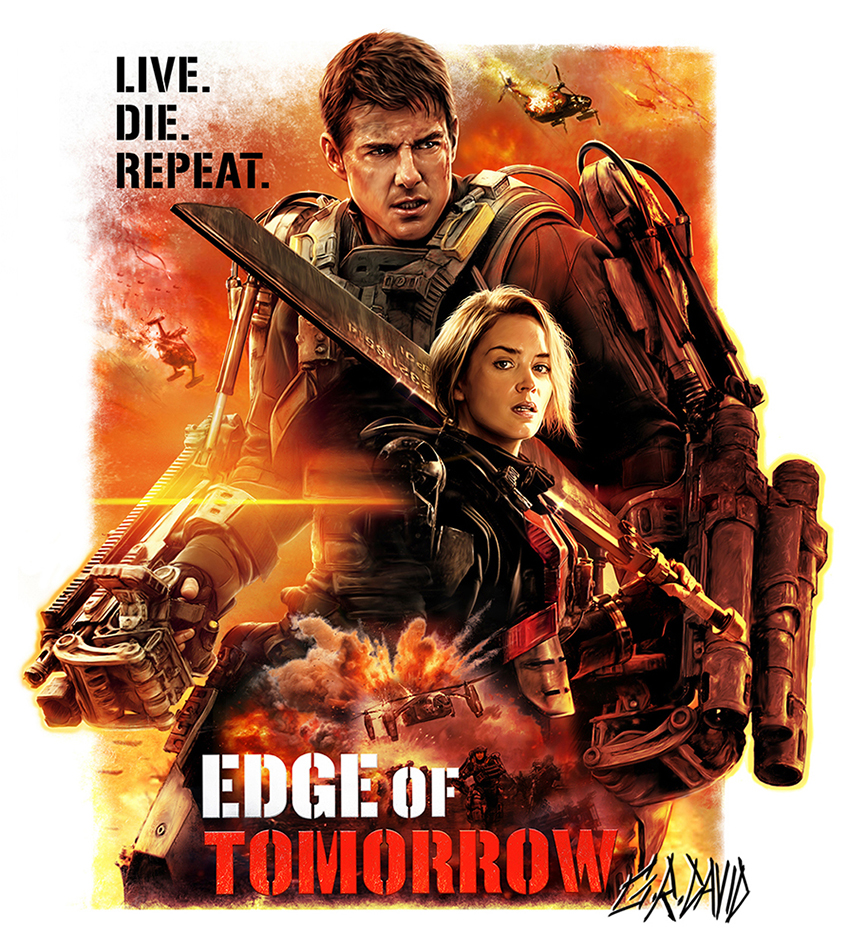 Edge Of Tomorrow | Poster By G.R. David