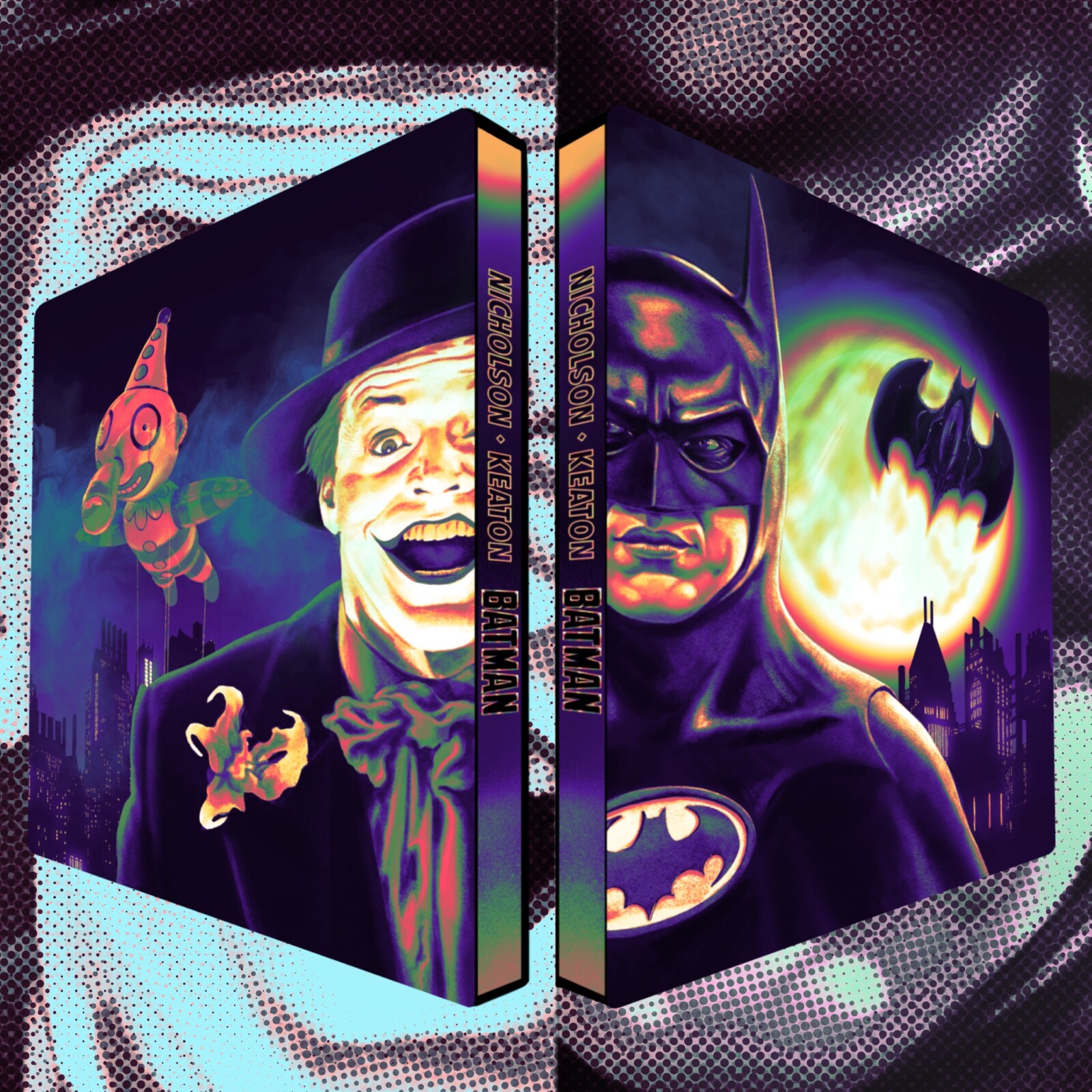 Batman (Steelbook Cover Design) | Poster By Chris Miller