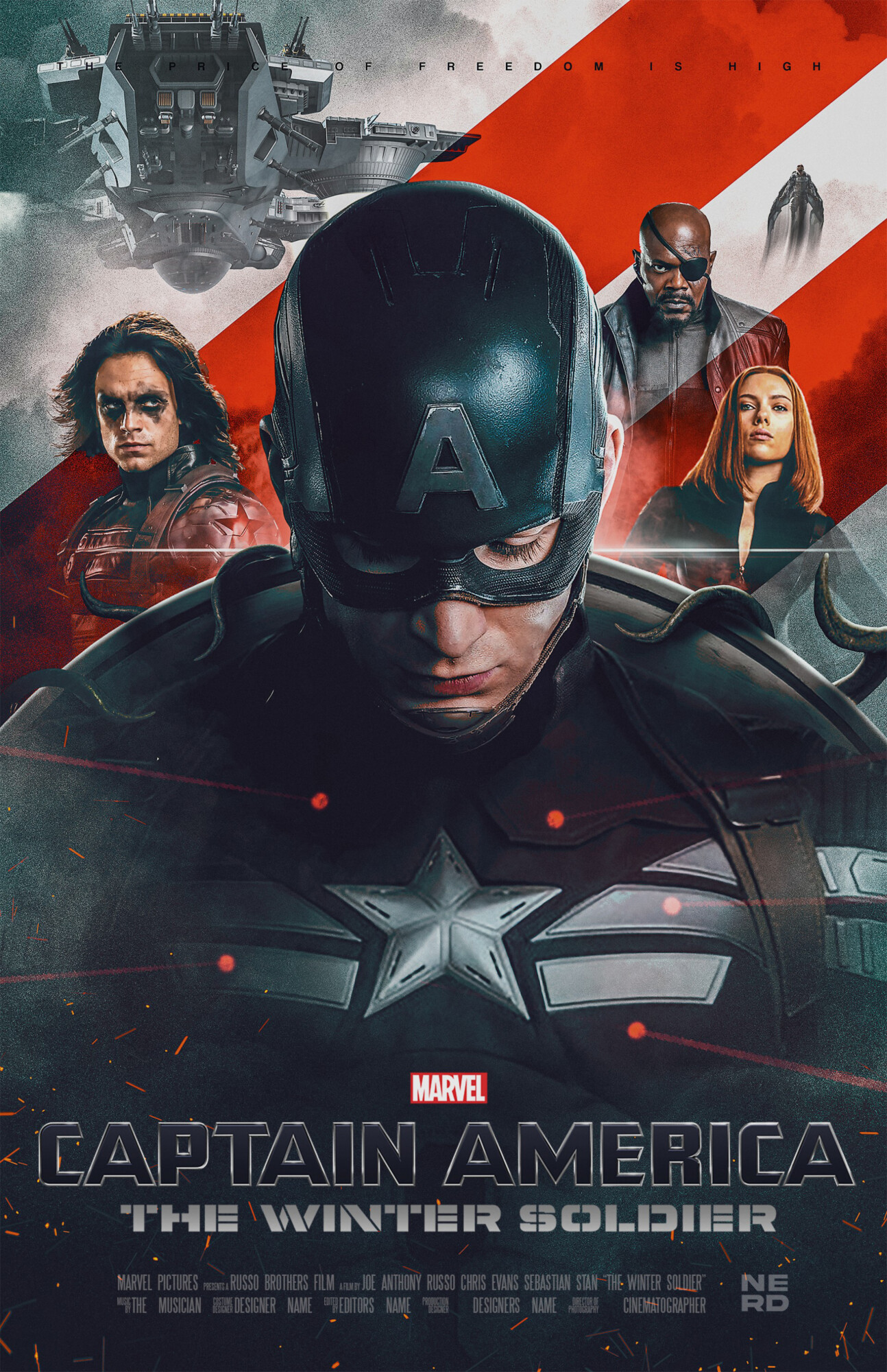 Captain America: The Winter Soldier | Poster By NerdDesigner1