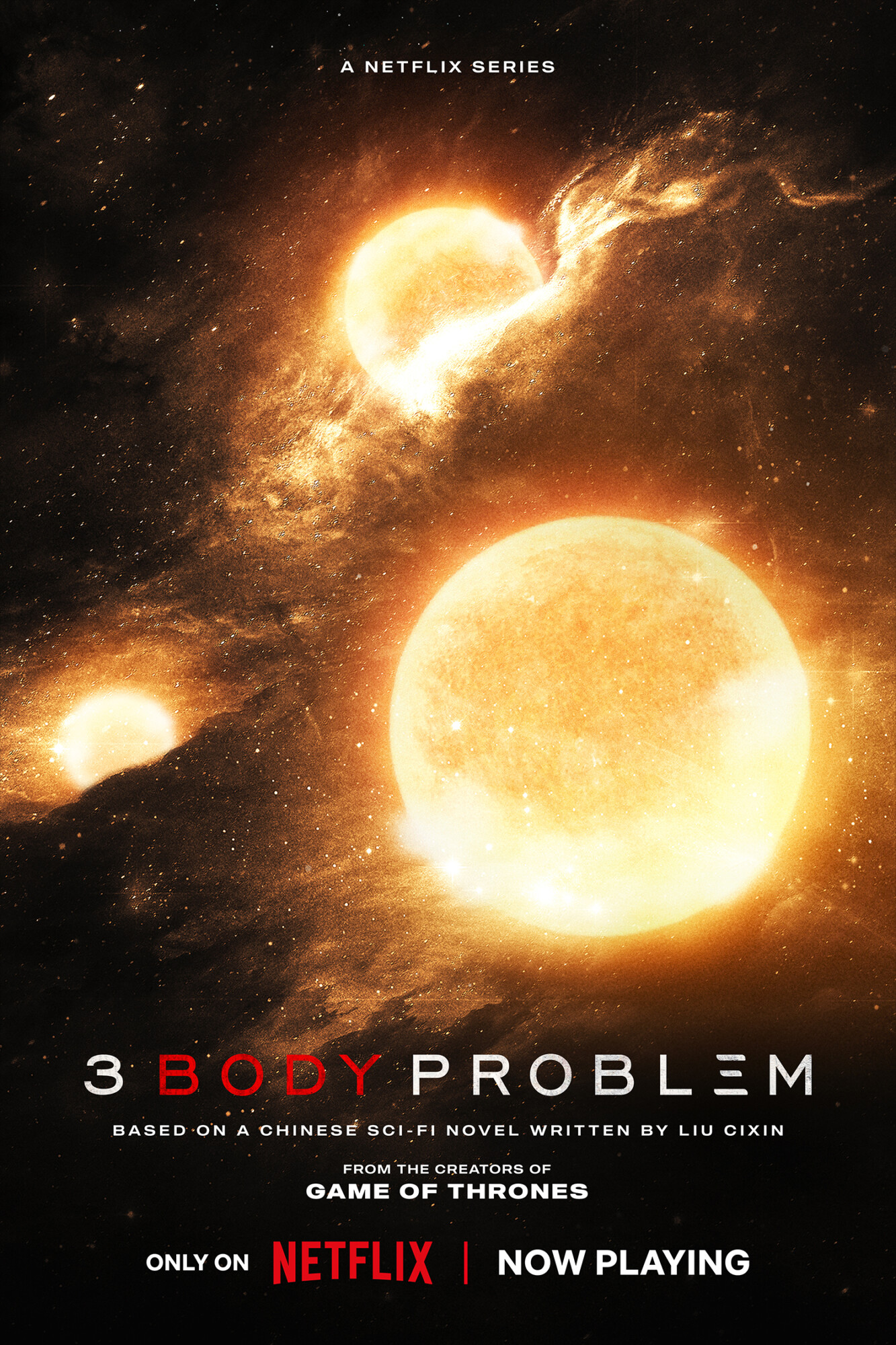 3 Body Problem Series Poster Design | NETFLIX | Poster By Rohit Suthar