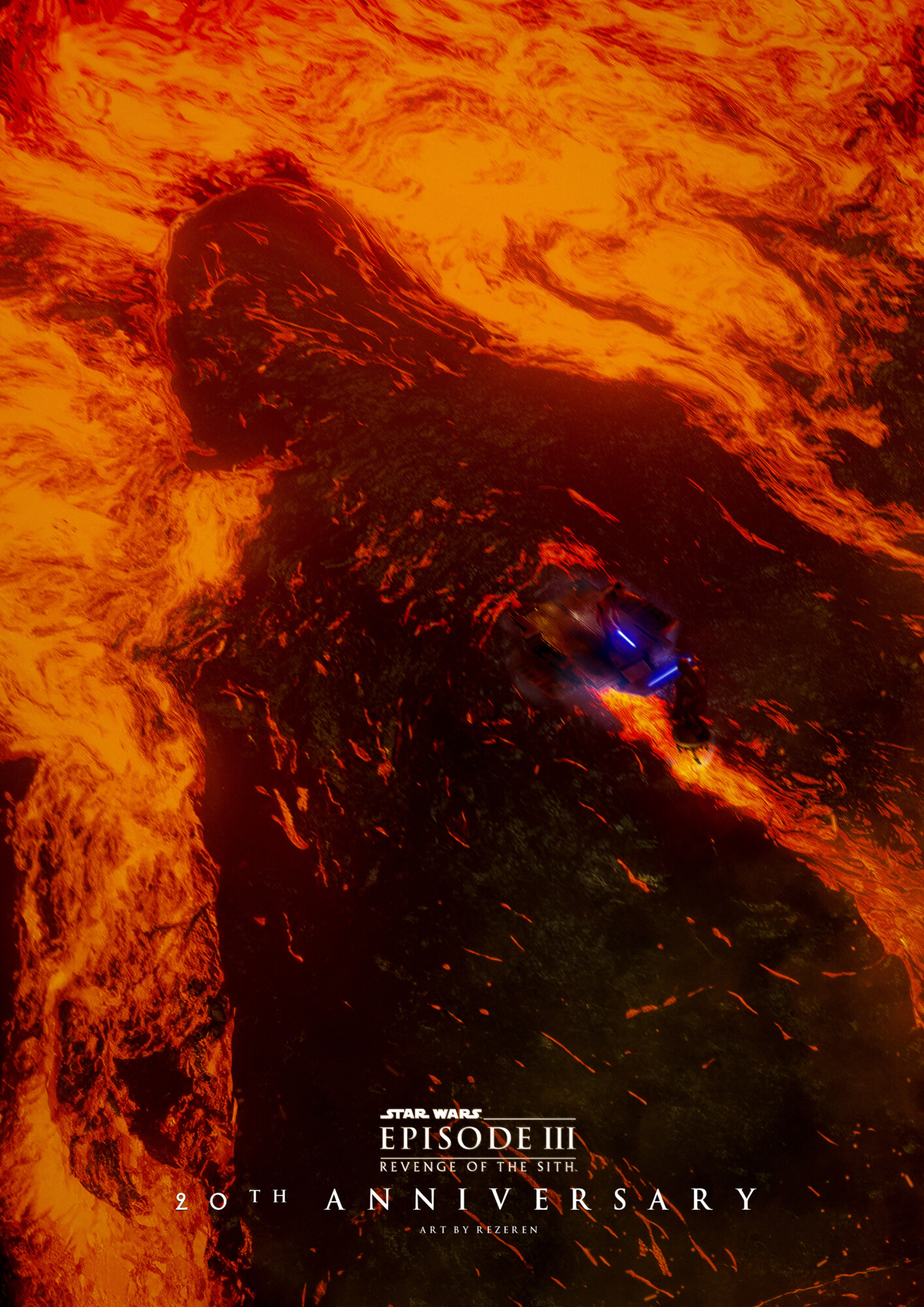 Star Wars Episode III Revenge Of The Sith 20th Anniversary | Poster By ...