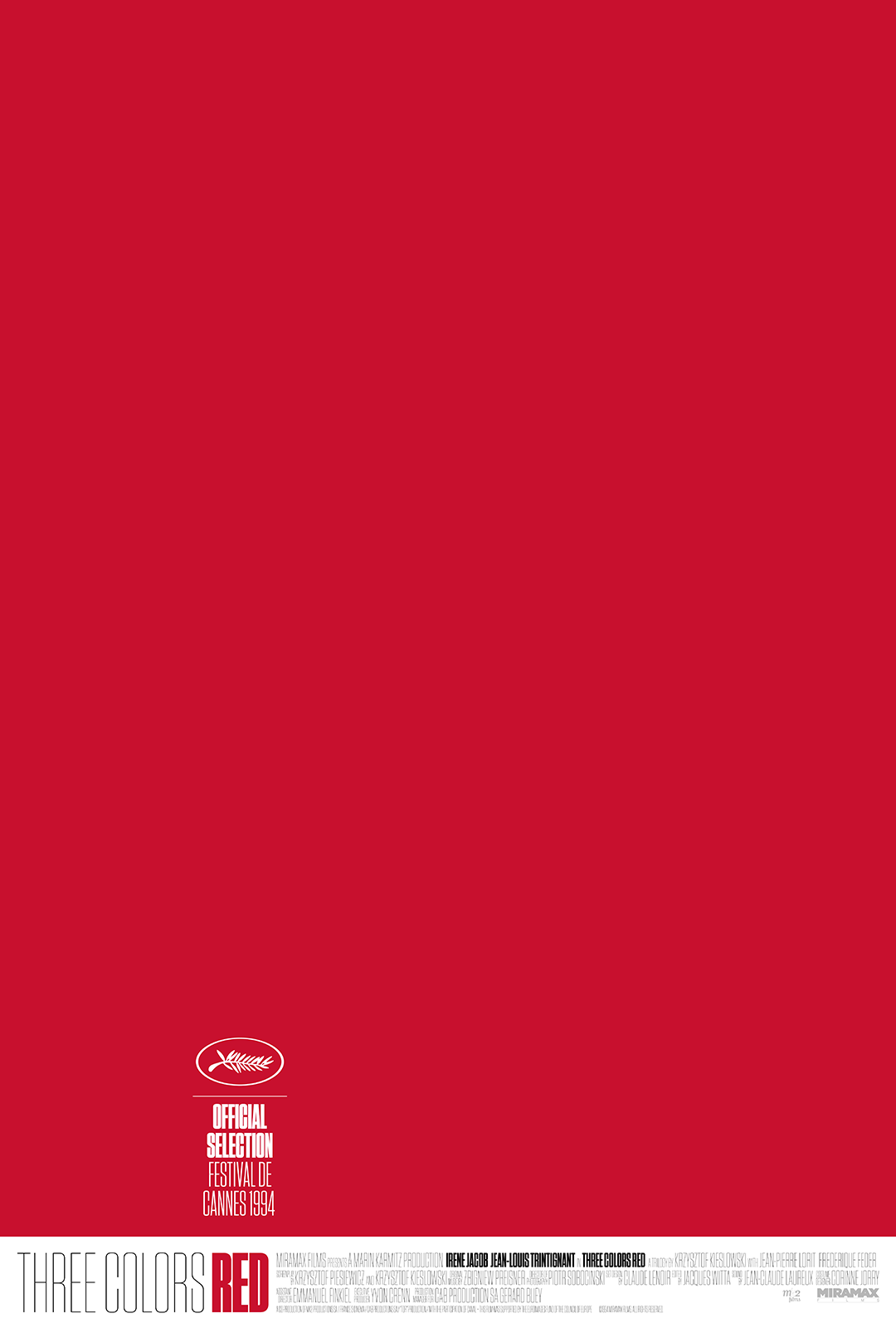 Three Colors Red (Krzysztof Kieślowski, 1994) | Poster By Armando Roque