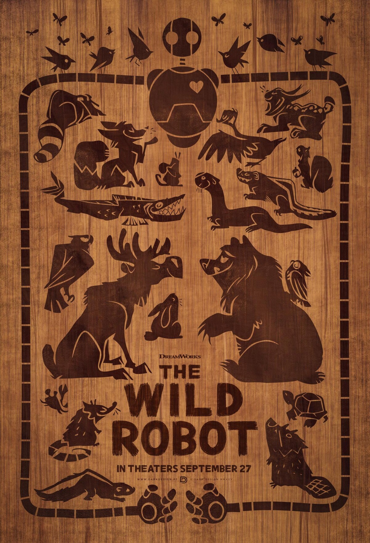 The Wild Robot | Poster By Darkdesign