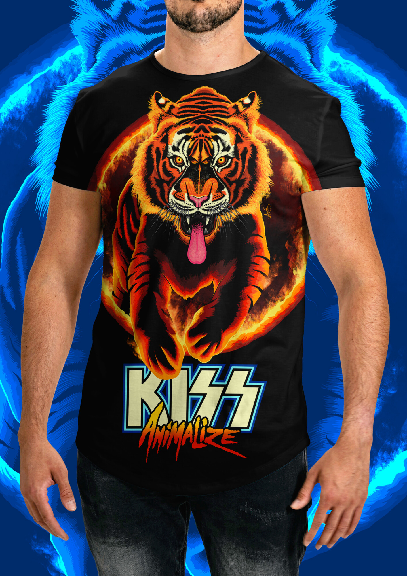 KISS - Animalize | Poster By Si Heard