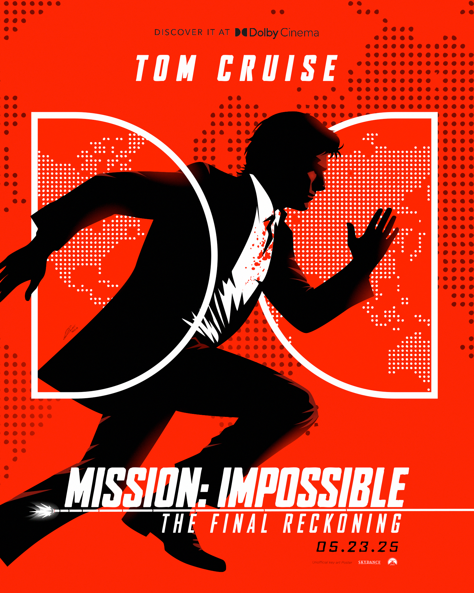 Tom Cruise MISSION: IMPOSSIBLE 8 Posters Art | Poster By Rico Jr