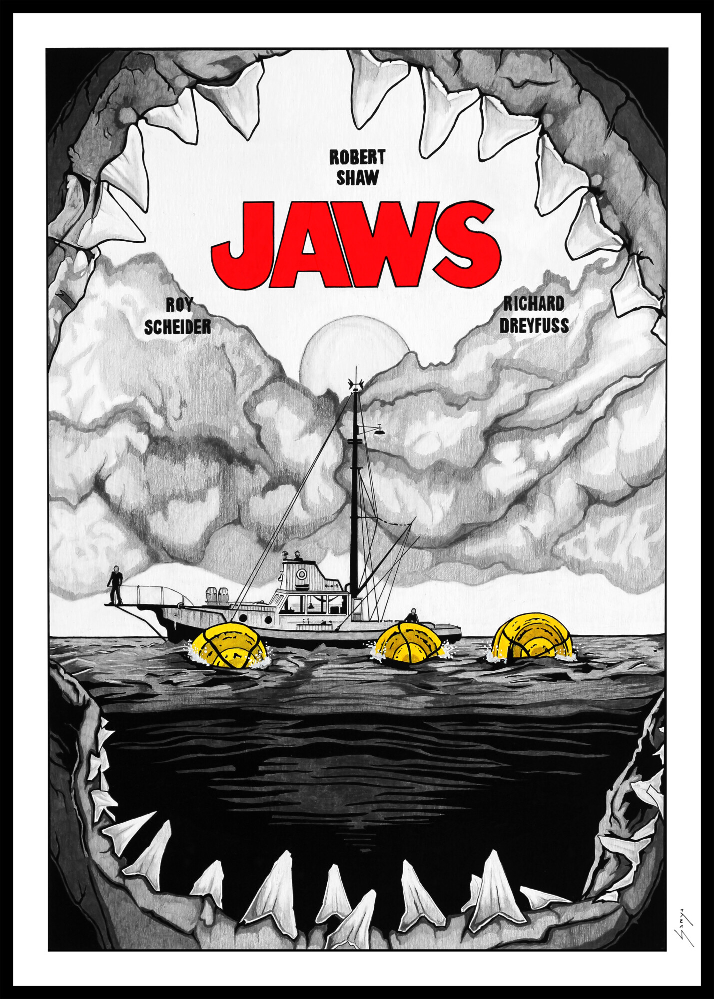 JAWS | Poster By Carles Ganya