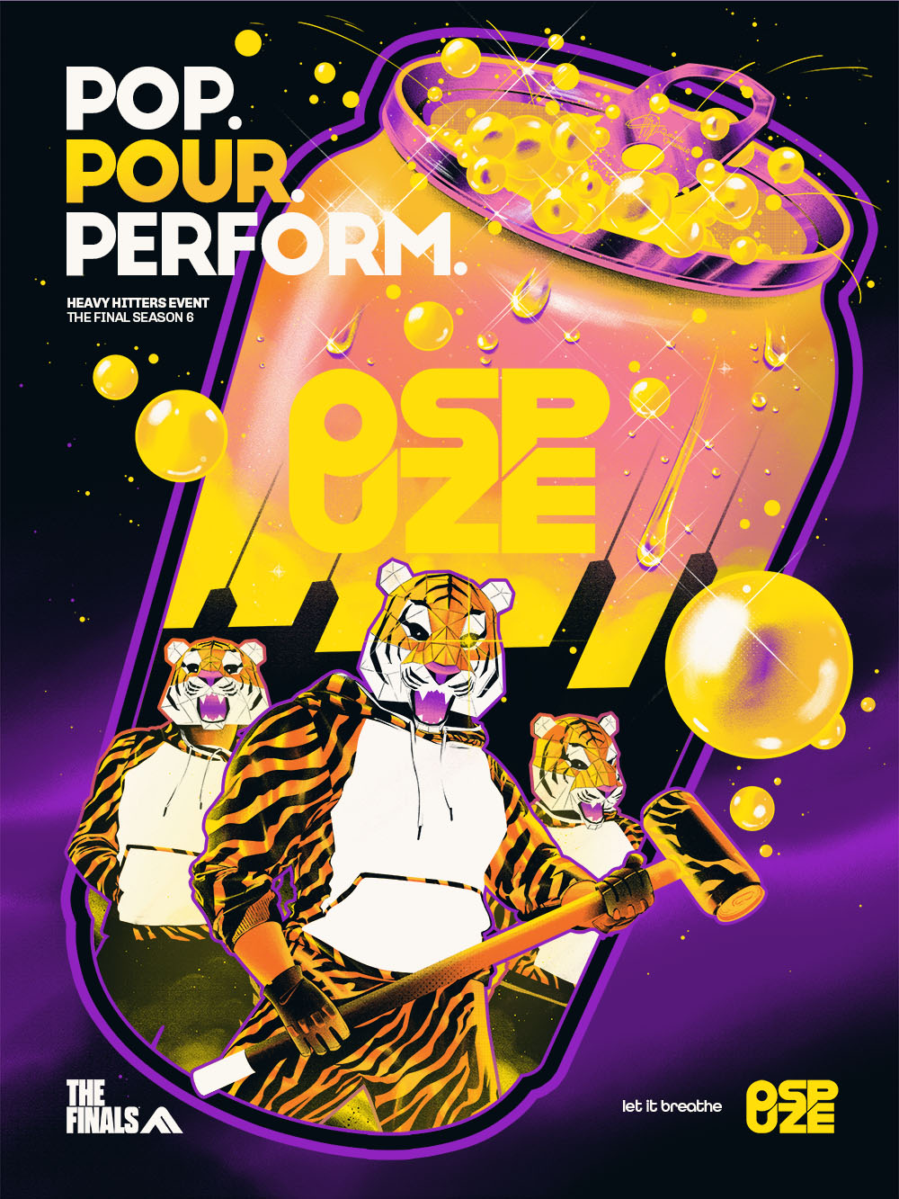 THE FINALS OSPUZE Soda Branding | Poster By Quentin Marroule