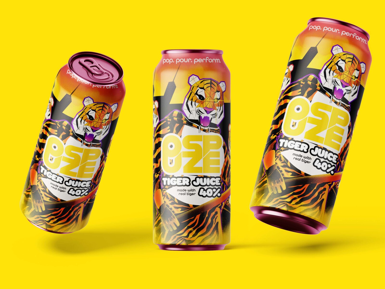 THE FINALS OSPUZE Soda Branding | Poster By Quentin Marroule