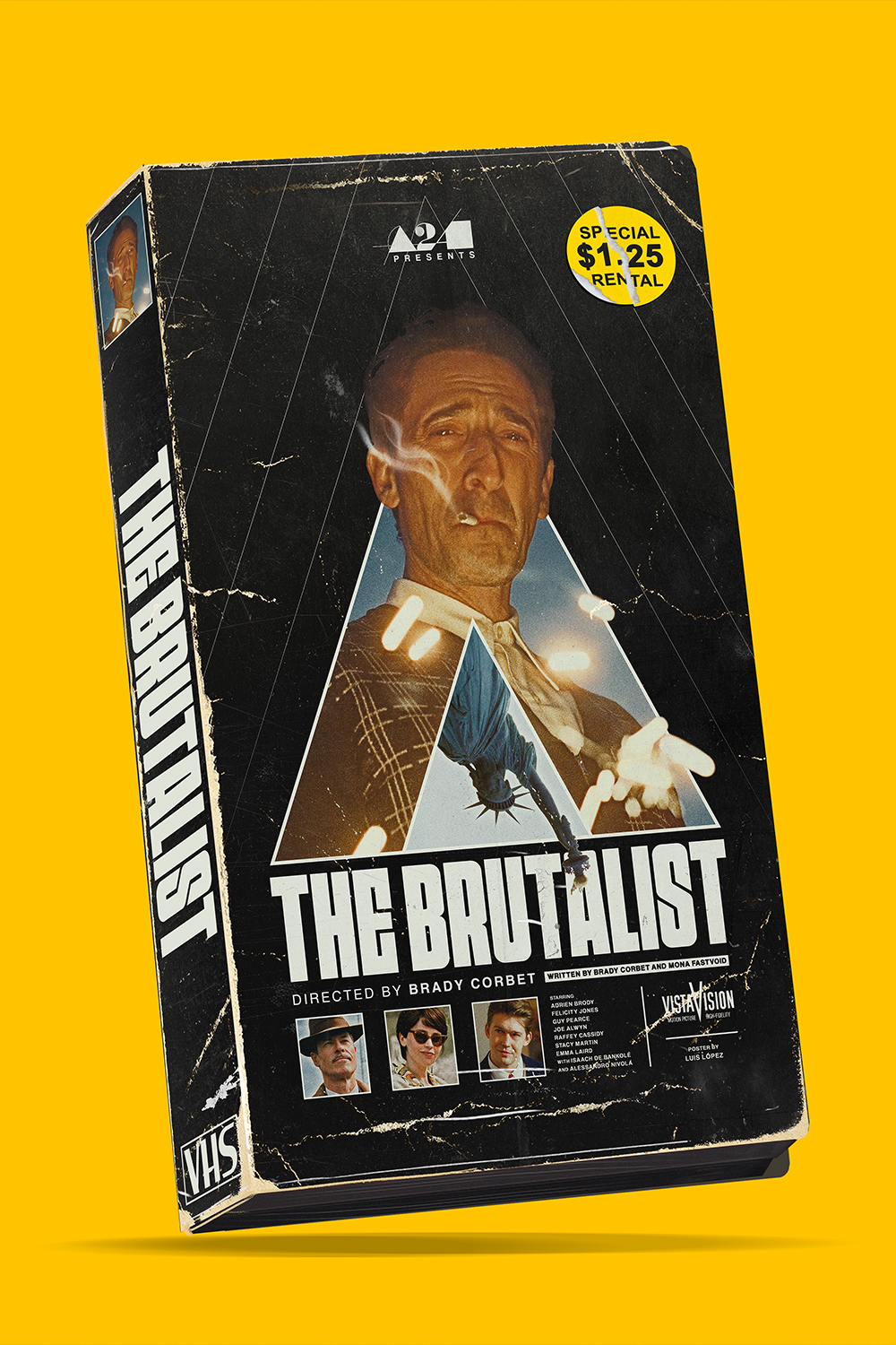 The Brutalist (2024) | VHS Alternative Poster | Poster By Luis López