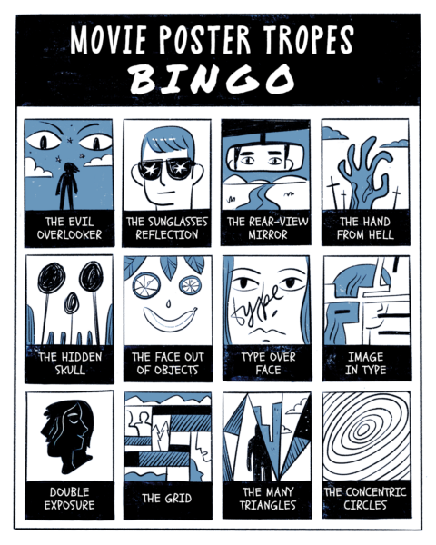 Movie Poster Tropes Bingo | PosterSpy
