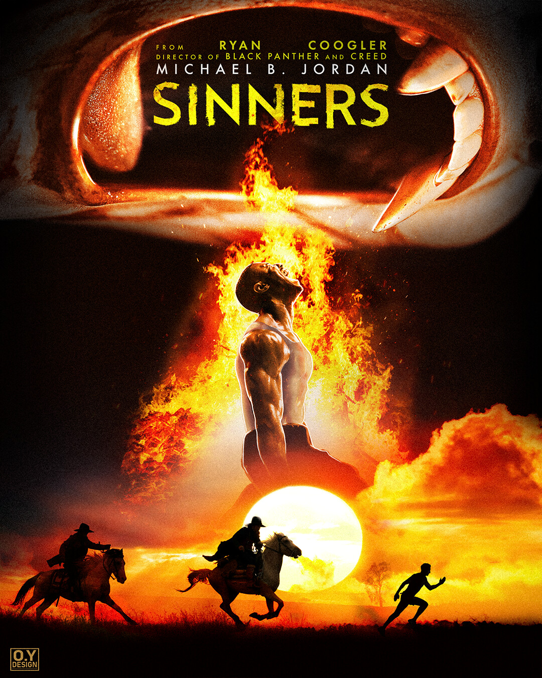 Sinners Alternative Poster 2025 | Poster By Omer Yahni