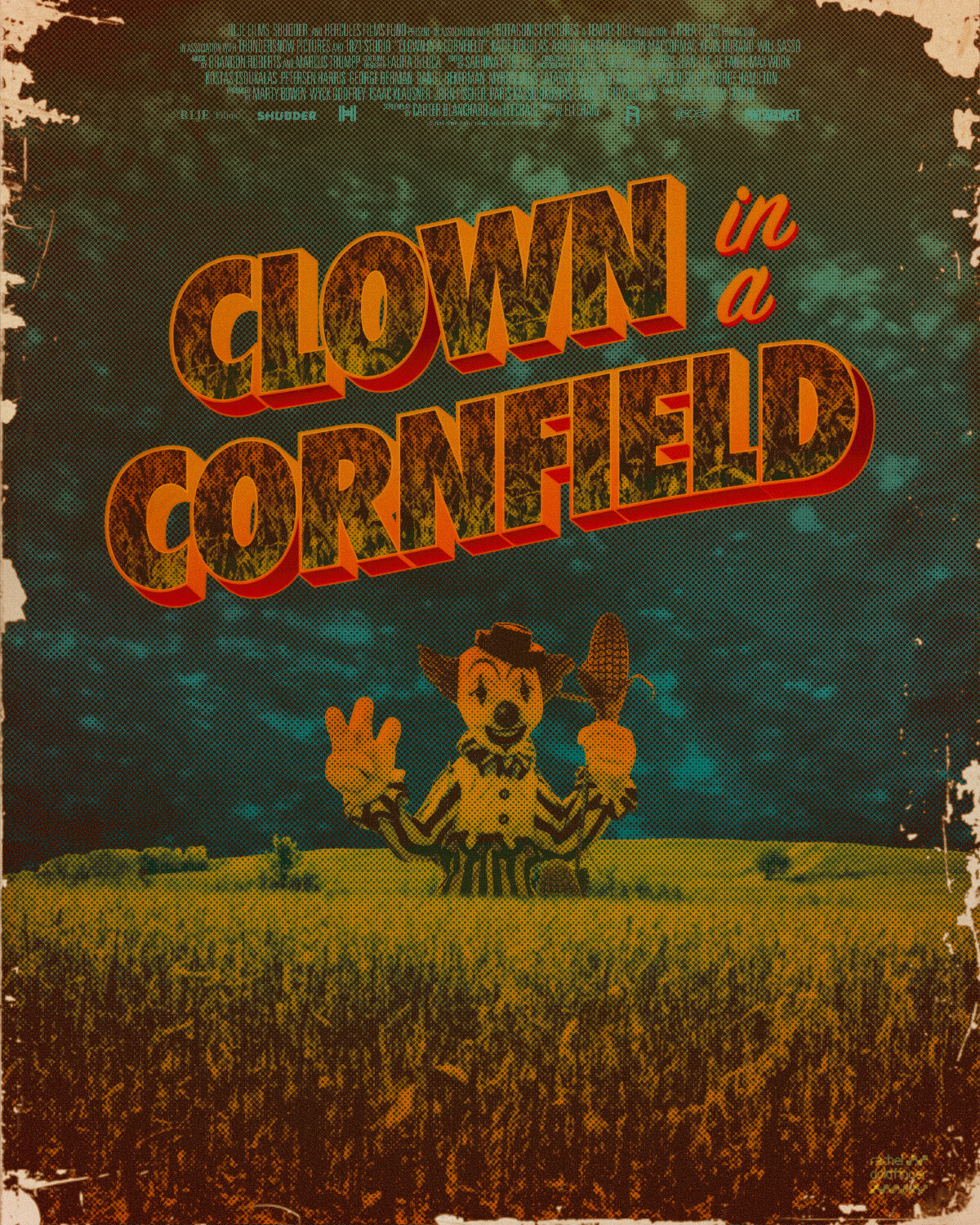 Clown In A Cornfield | Poster By Rachel Goldfinger