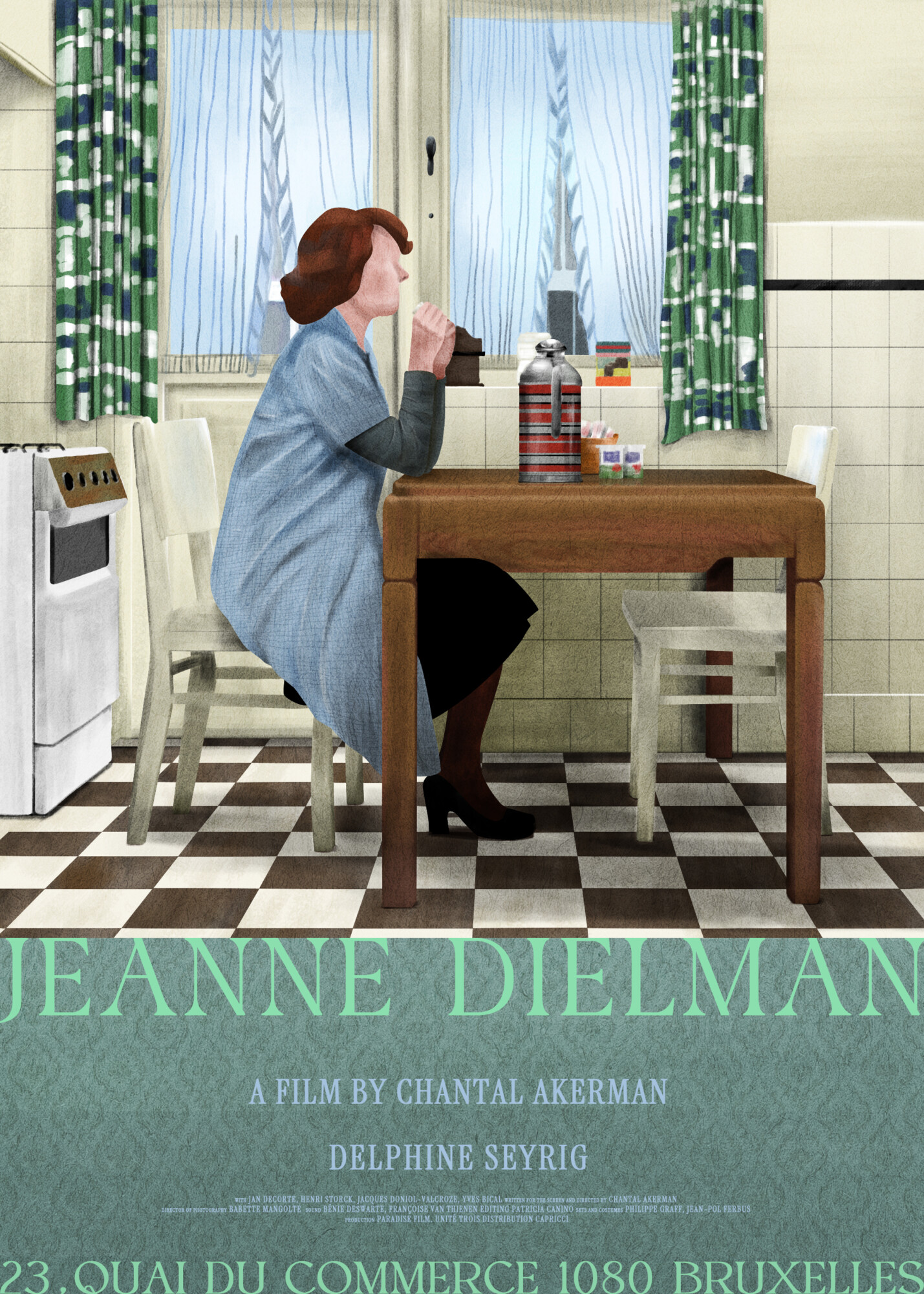 Jeanne Dielman, 23 Quai Du Commerce, 1080 Bruxelles (1975) | Poster By ...