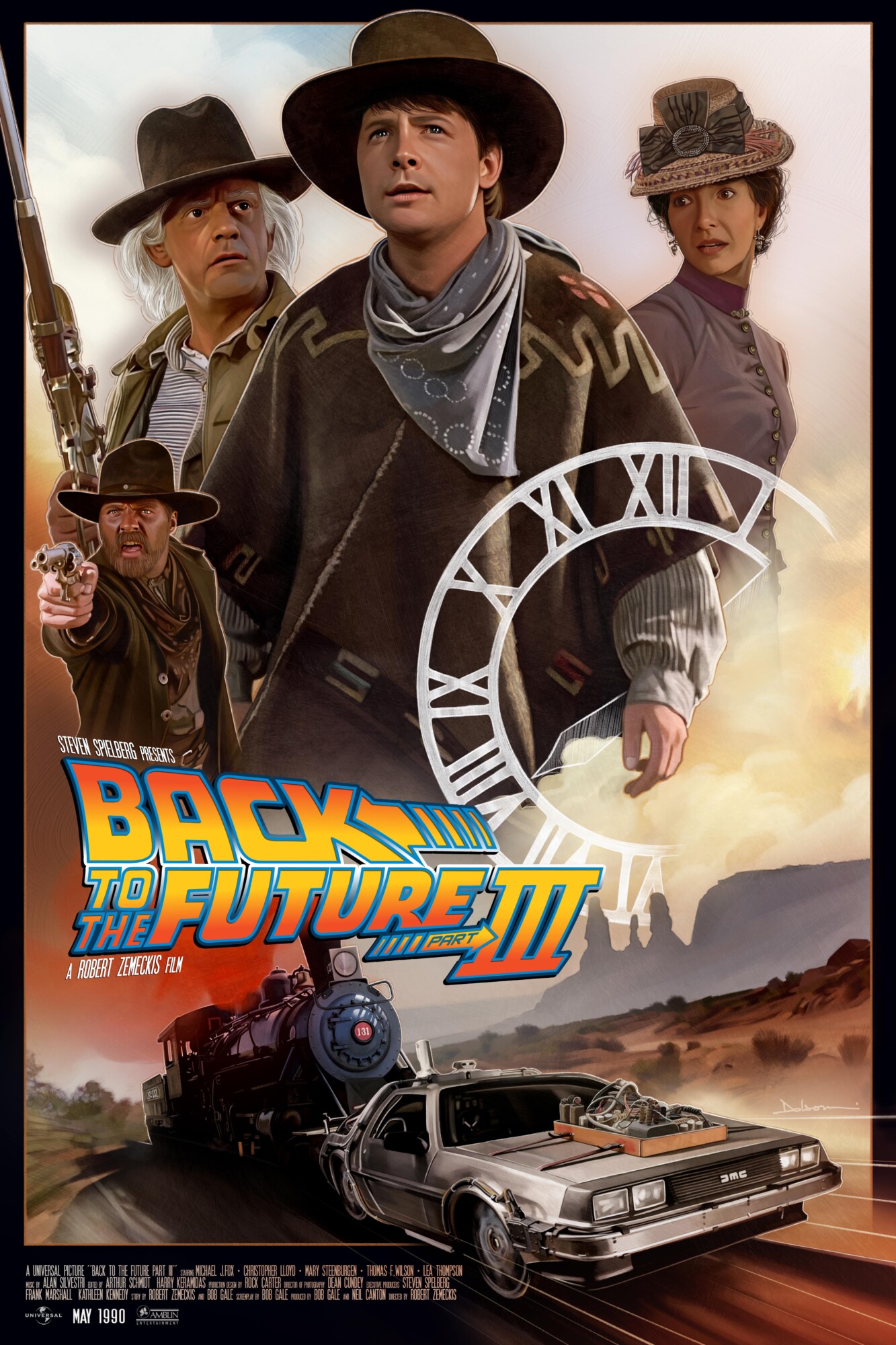 𝐁𝐀𝐂𝐊 𝐓𝐎 𝐓𝐇𝐄 𝐅𝐔𝐓𝐔𝐑𝐄 𝐈𝐈𝐈 | Poster By Dolson Lewis