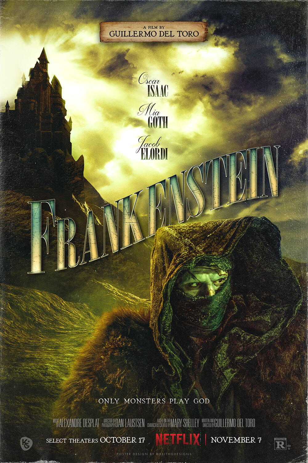 "Frankenstein" (2025) | Poster By Keithgdesigns