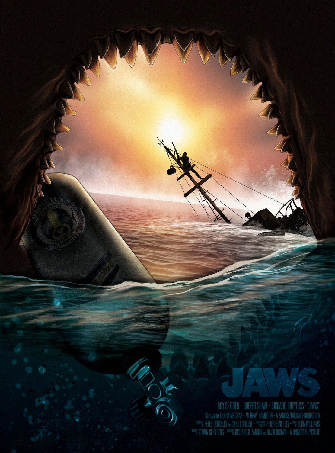 JAWS | Poster By Bryan Johnson Creative
