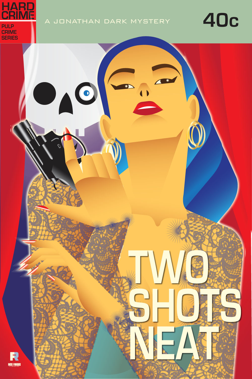 Two Shots Neat | Poster By Rick Forgus
