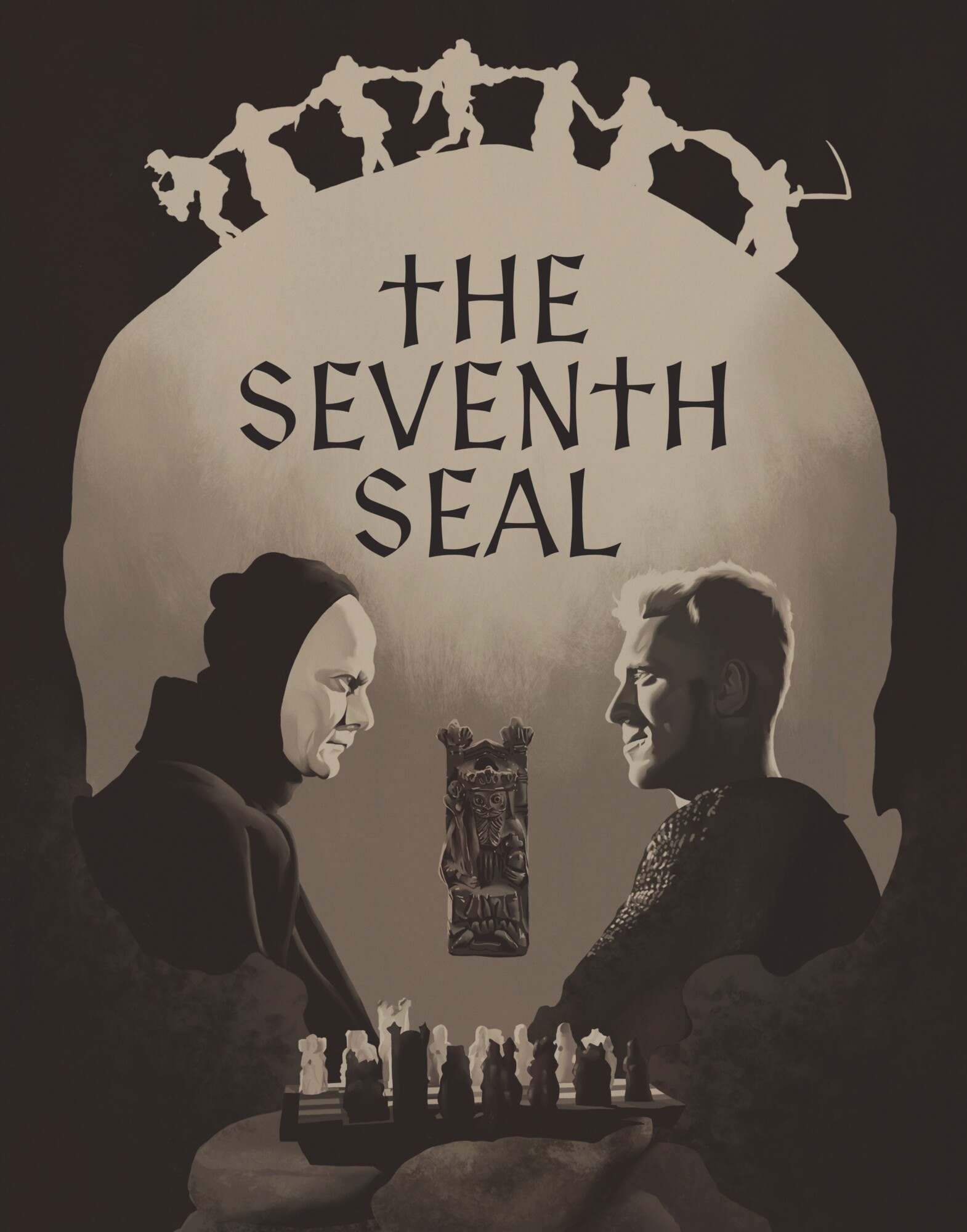 The Seventh Seal | Poster By Lydia Maltby