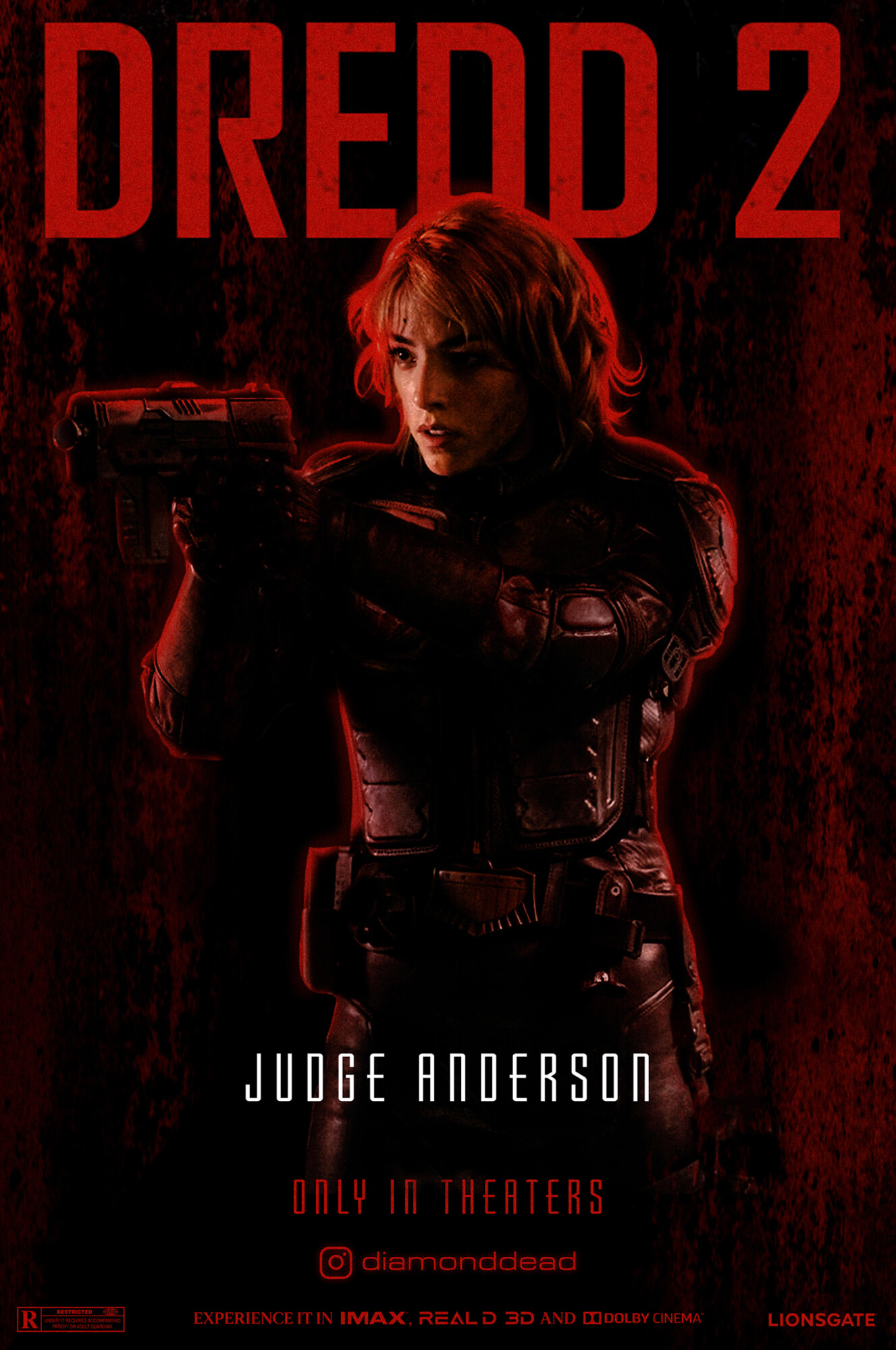 Dredd 2 - Character Posters - Four Parts | Poster By Diamonddead