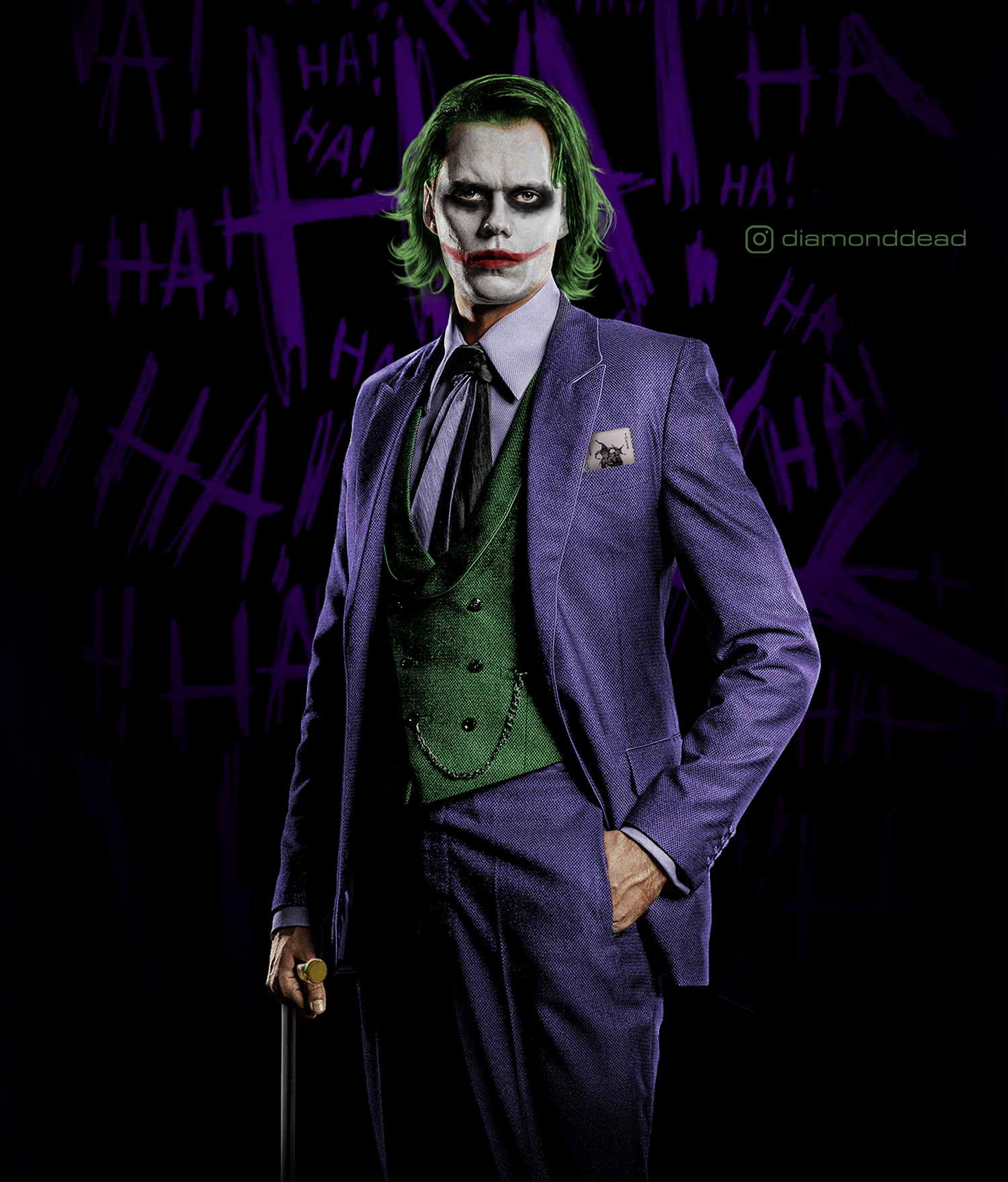 Bill Skarsgard As The Joker | Poster By Diamonddead