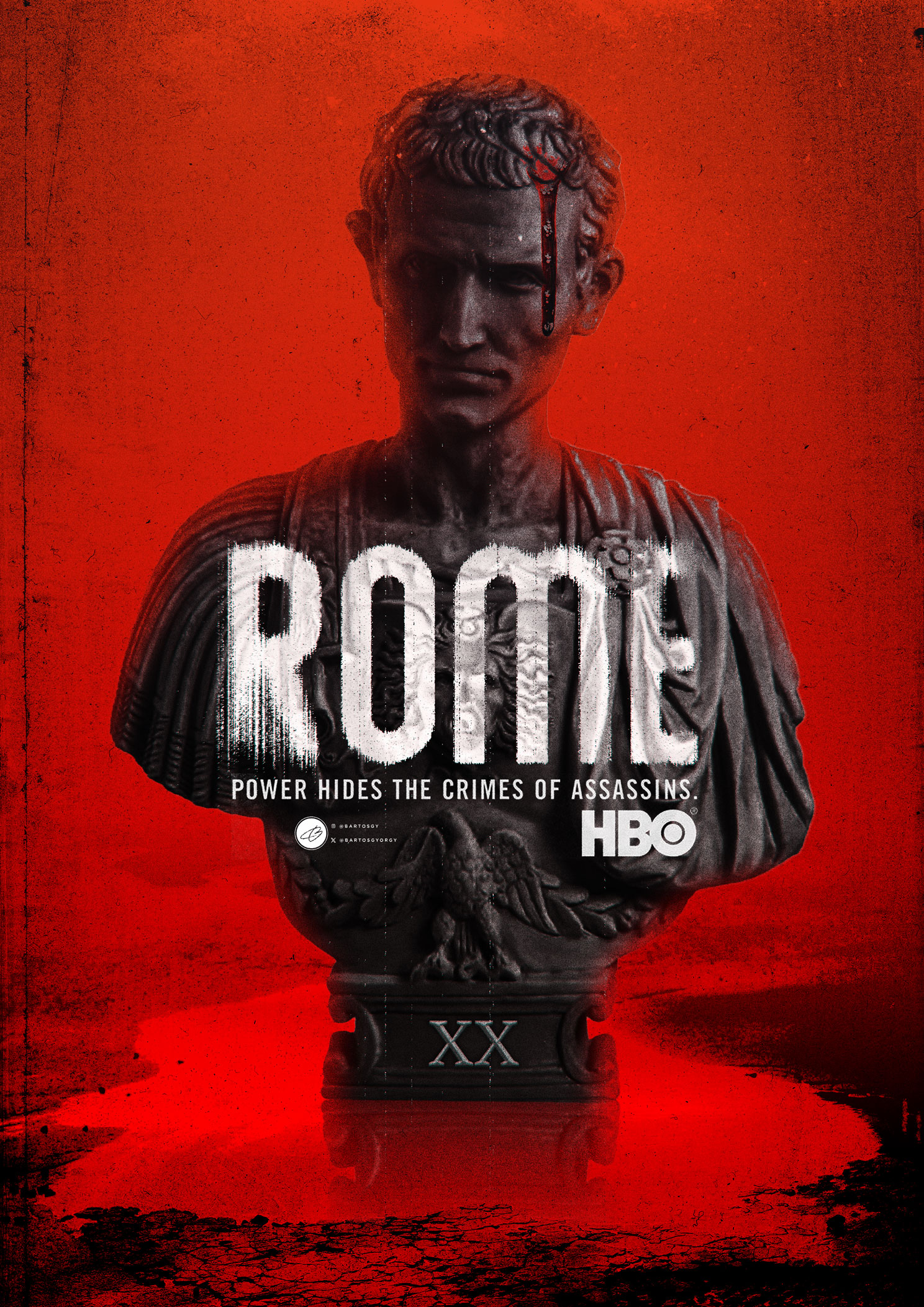 Hbo Rome Poster ROME 4x6 Ft Bus Poster LYNDSEY MARSHAL Cleopatra HBO