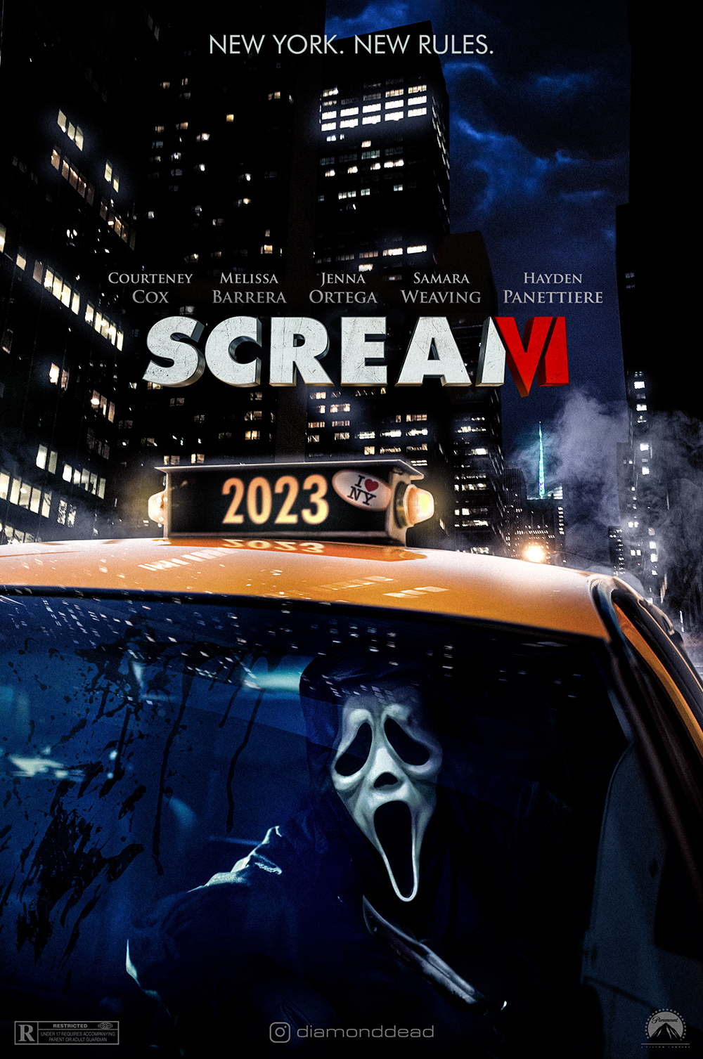Scream 6 - Alternative Movie Poster | Poster By Diamonddead