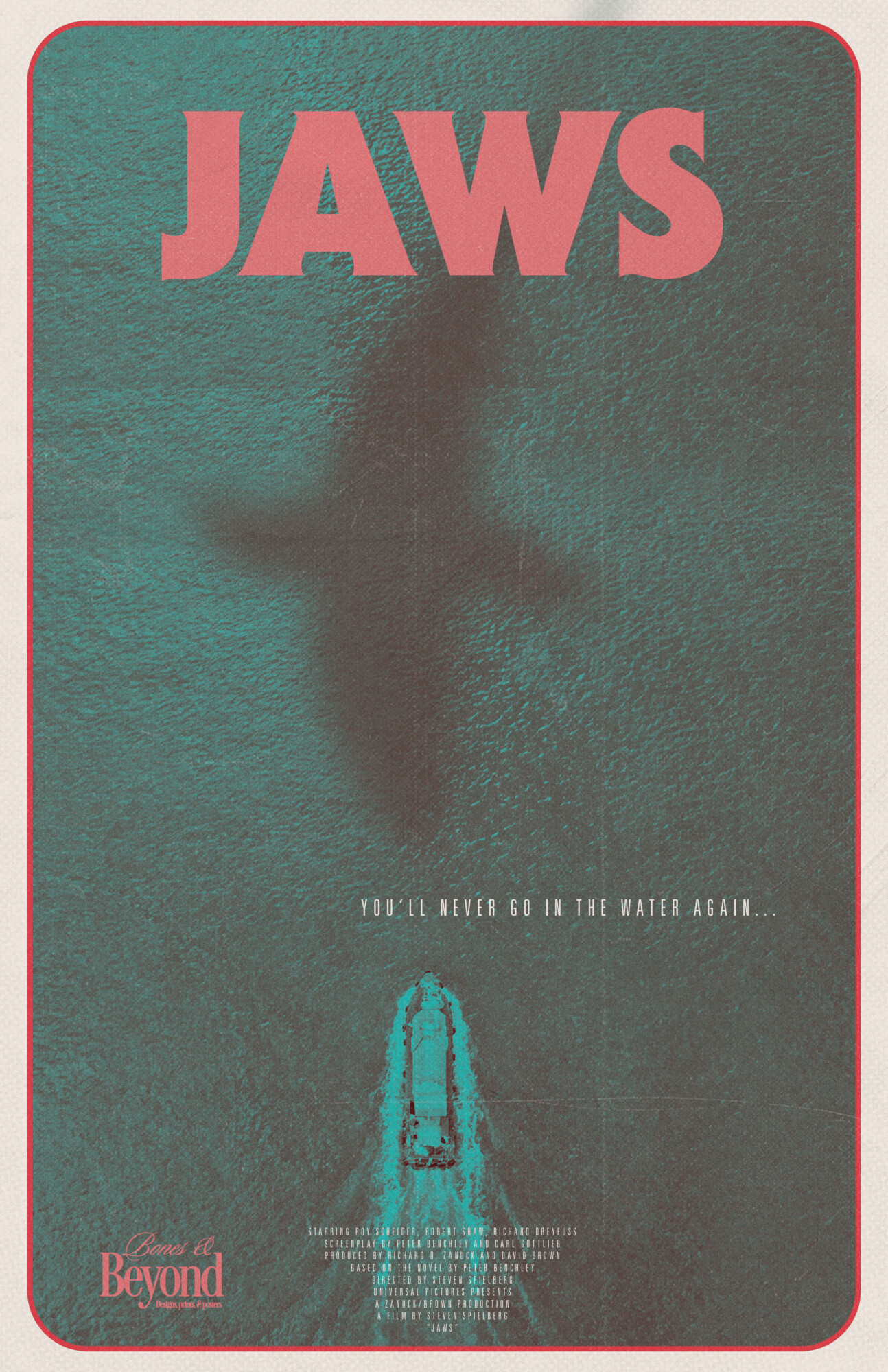 Jaws Alt Poster | Poster By Bones & Beyond