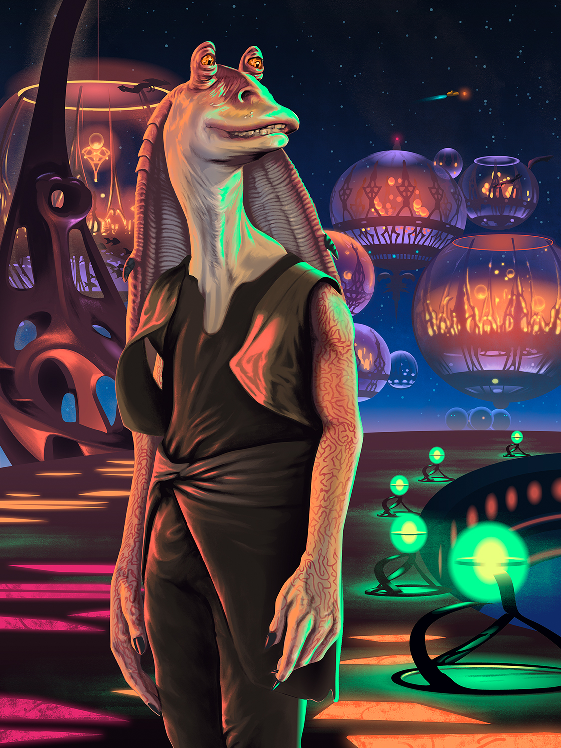 Jar Jar Binks | Poster By Pete Lloyd