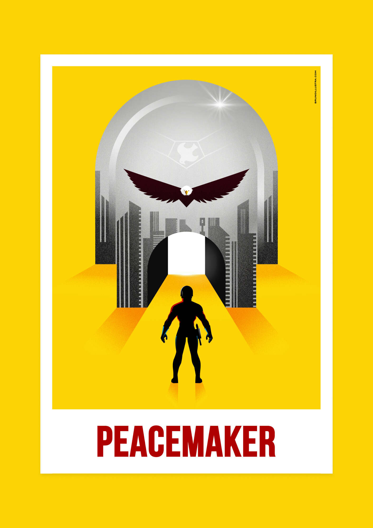 Peacemaker Minimalist Poster | Poster By Bruno Carvalho