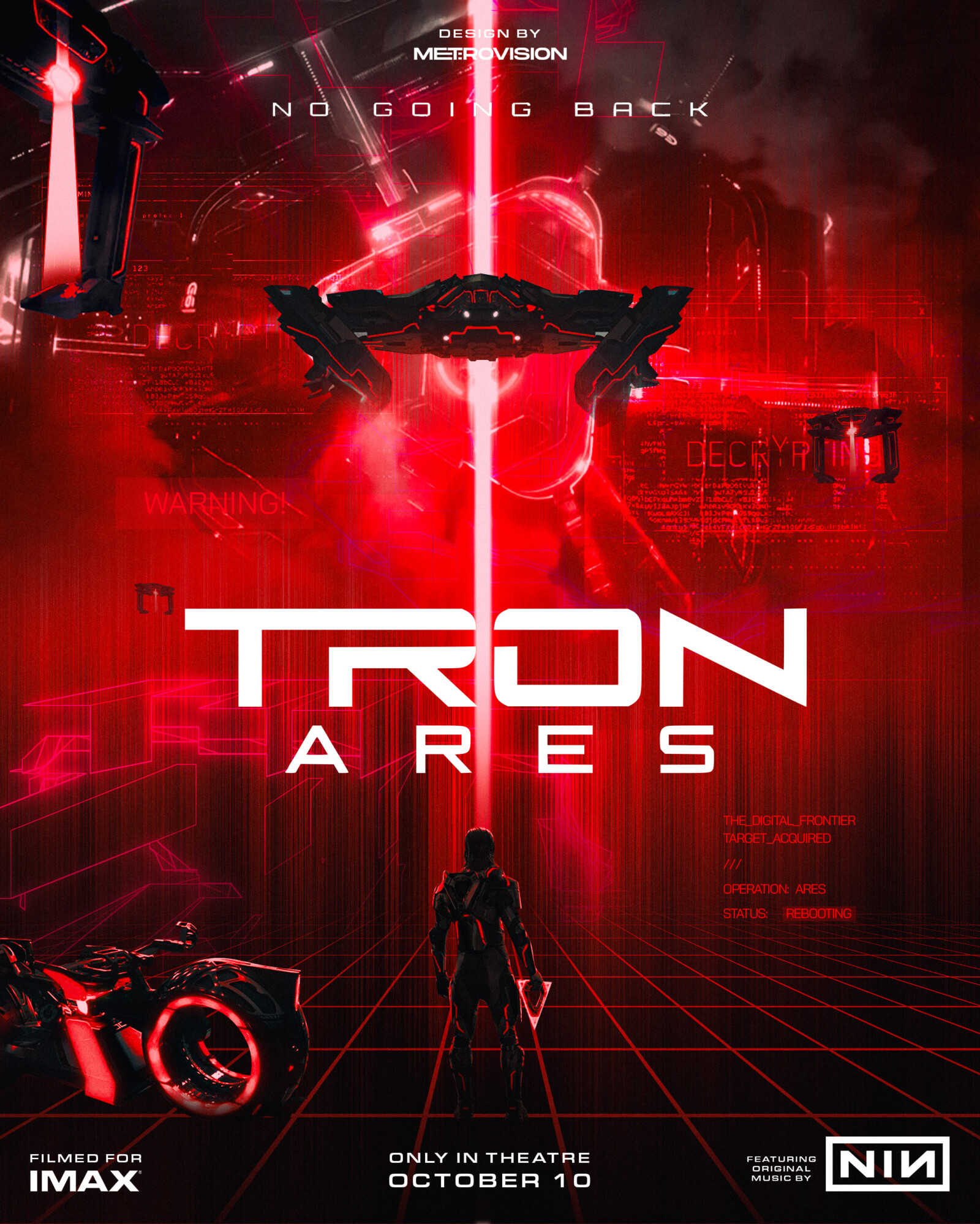 TRON ARES: No Going Back | Poster By Metro