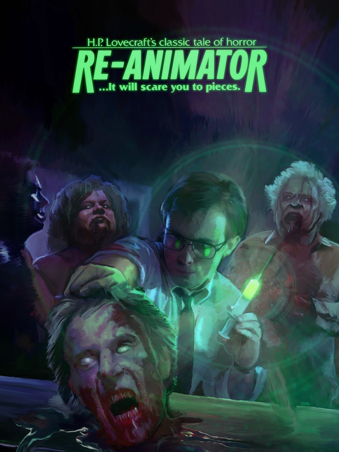 The Re-Animator | Poster By John Dunn