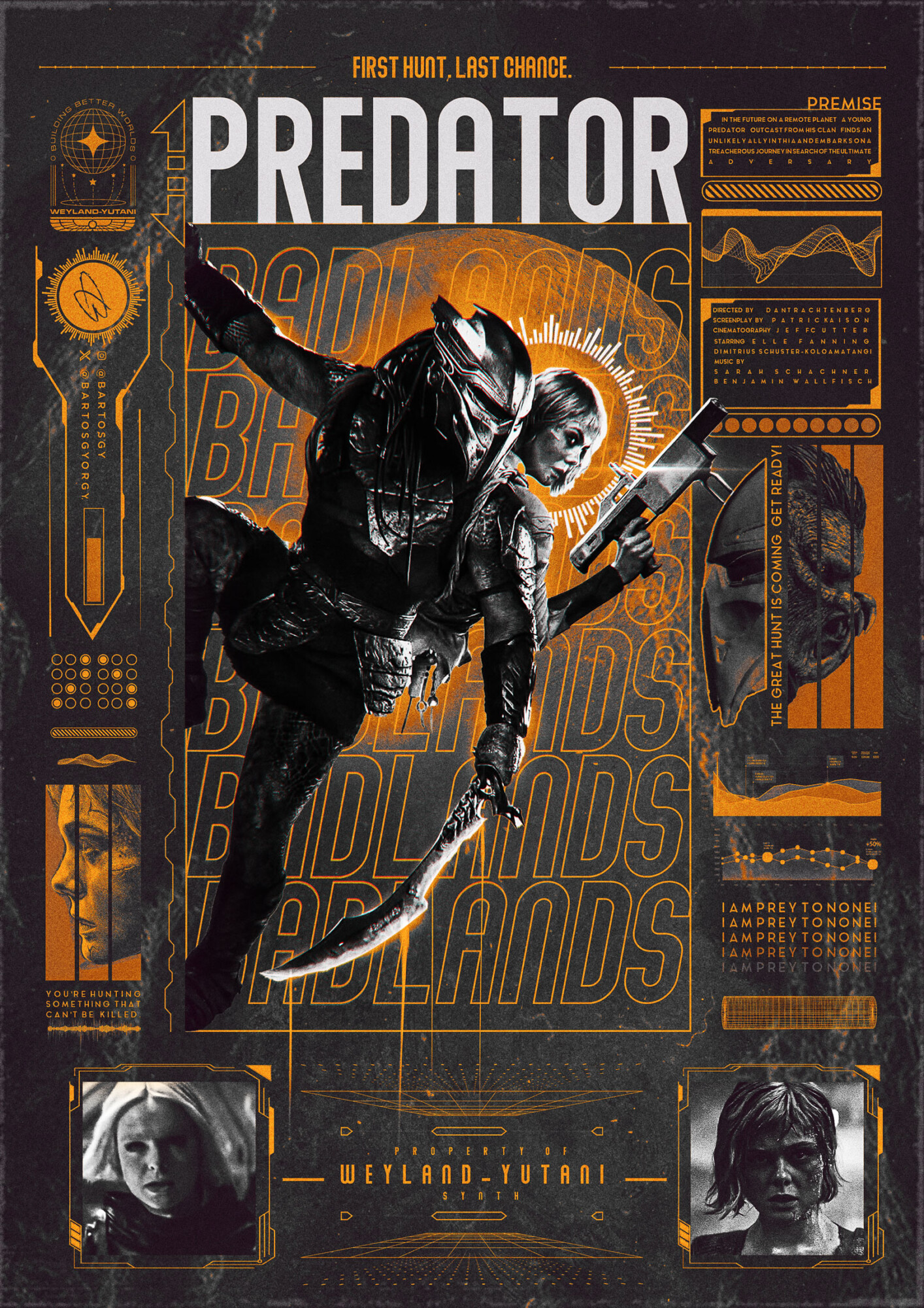 Predator Badlands | Poster By Bartos Gyorgy