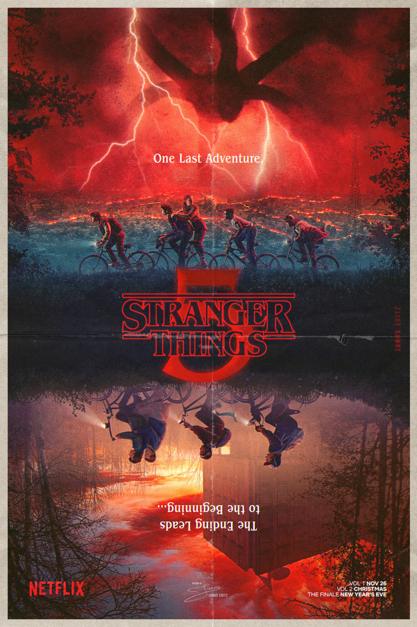Stranger Things 5 (2025) - Alternative Poster | Poster By Rishi Karthik