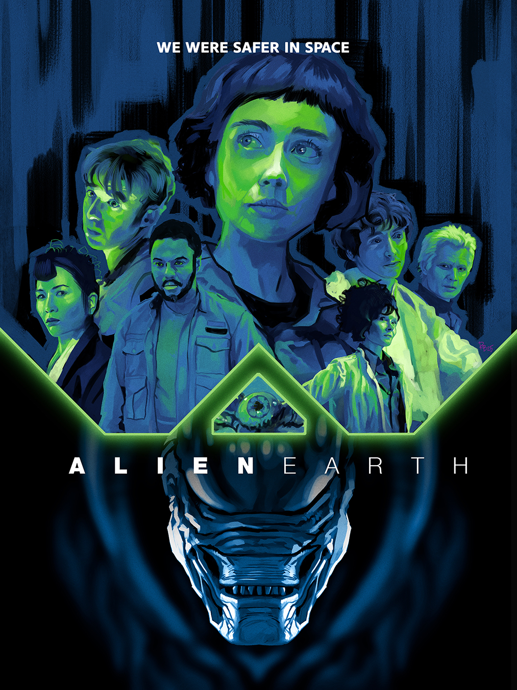 Alien Earth | Poster By Ryan Button