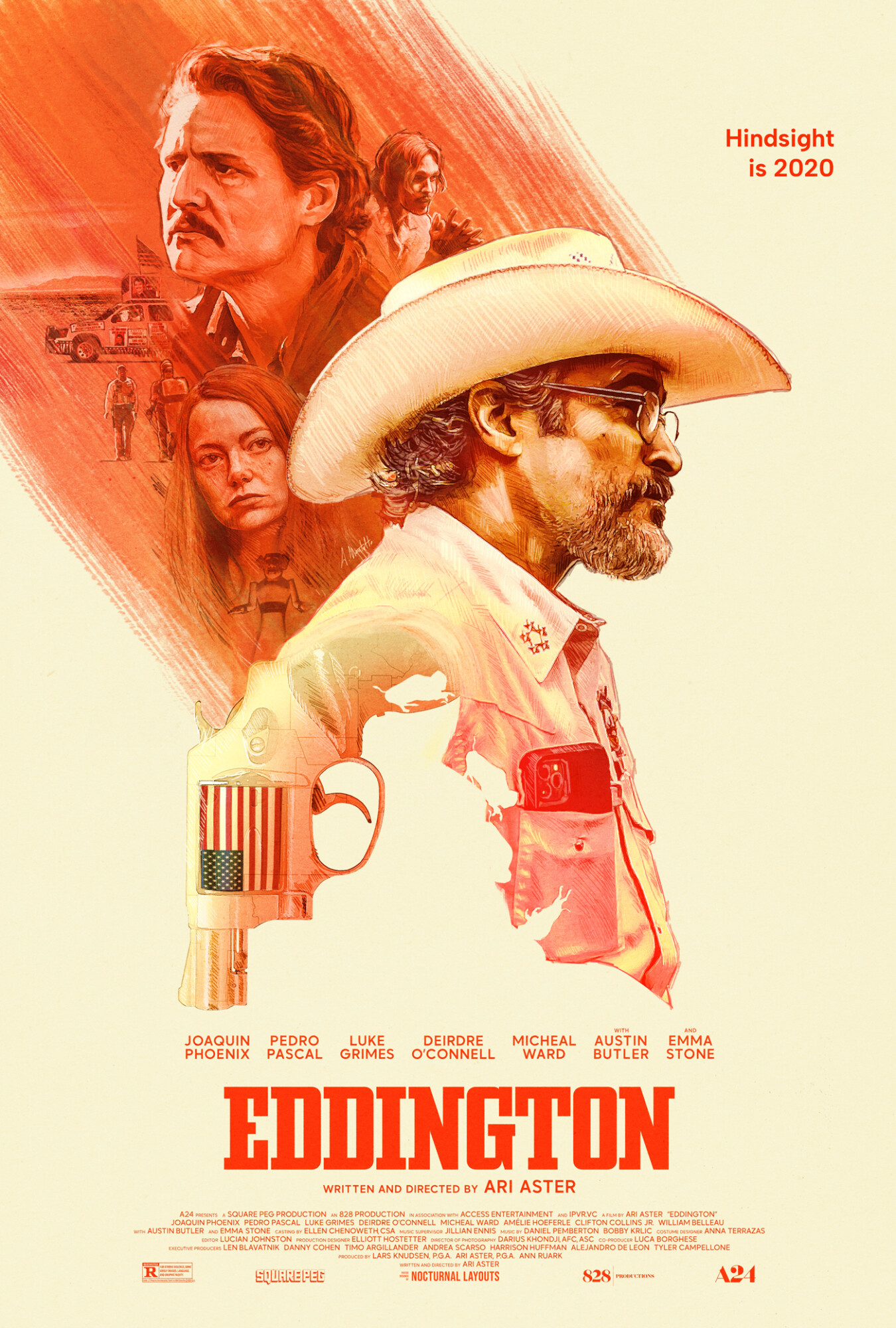 EDDINGTON (2025) - Alternative Poster | Poster By Alessandro Montalto