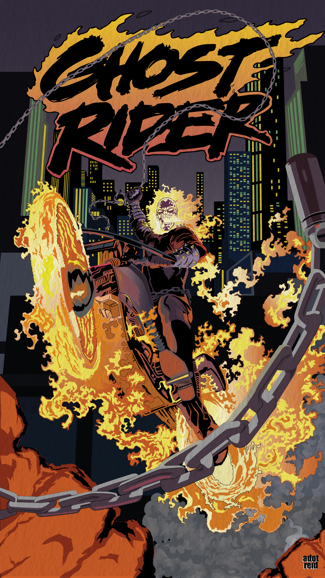 Ghost Rider | Poster By Alex Reid