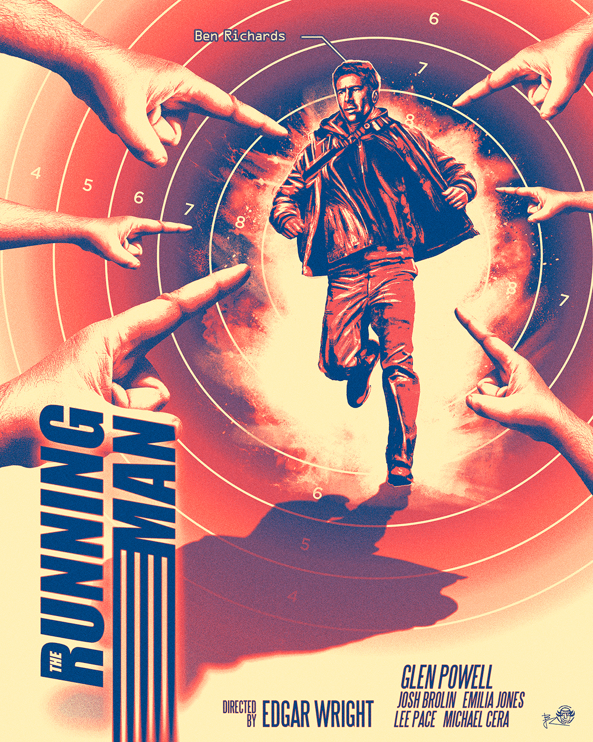 The RUNNING MAN ! | Poster By Jibax-jbroux