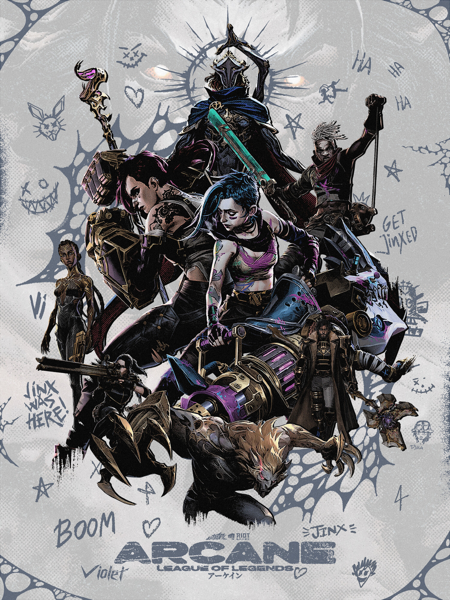 ARCANE (League Of Legends) – Full Series Poster Design | Poster By ...