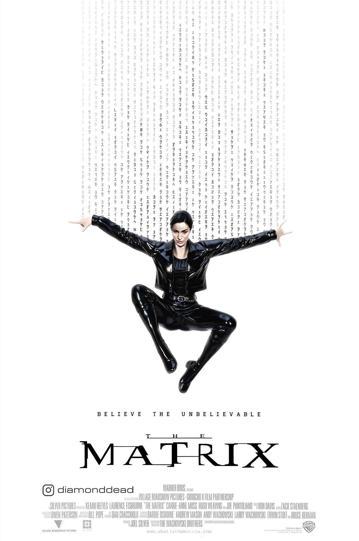 The Matrix - Trinity Levitation Poster | Poster By Diamonddead