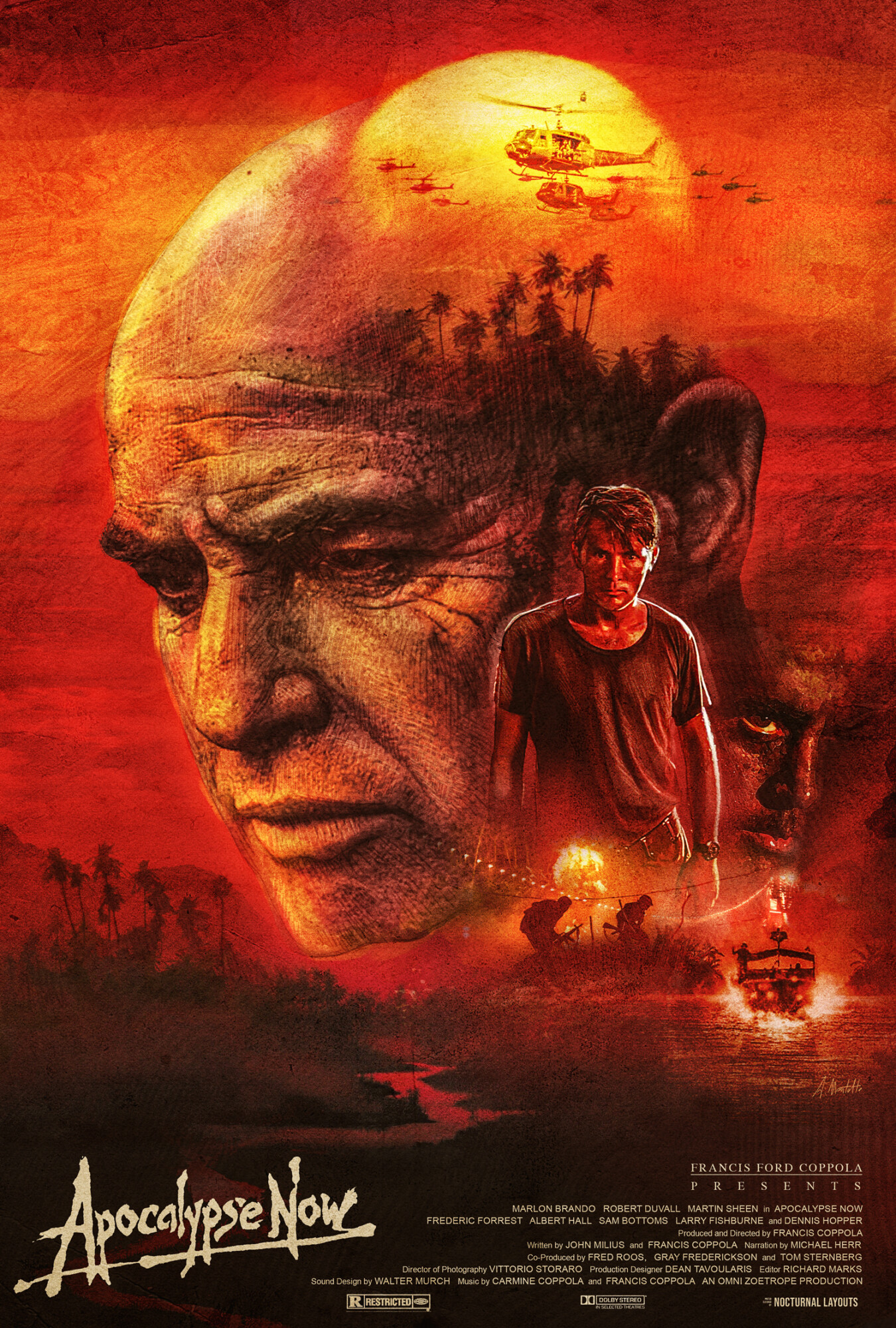 APOCALYPSE NOW (1979) - Alternative Poster | Poster By Alessandro Montalto