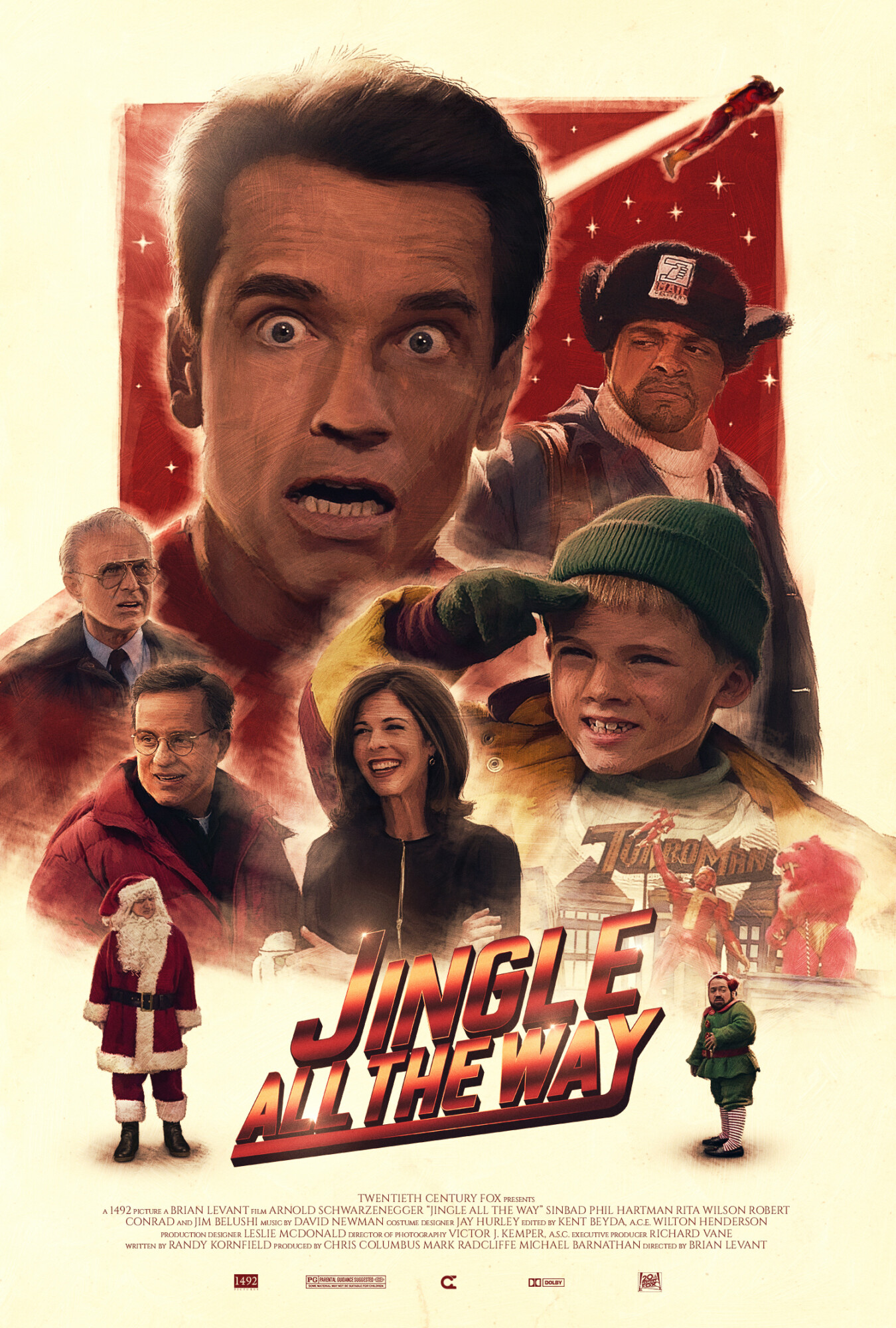 Jingle All The Way (1996) – Alternative Poster | Poster By ClemsGraphics