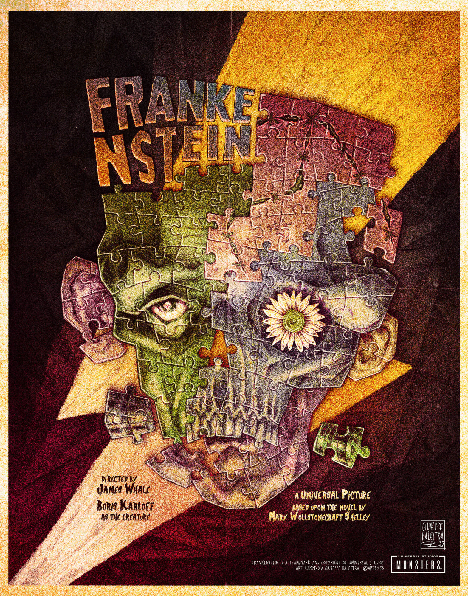 Frankenstein (1931) – James Whale • ARTbyGB | Poster By ARTbyGB
