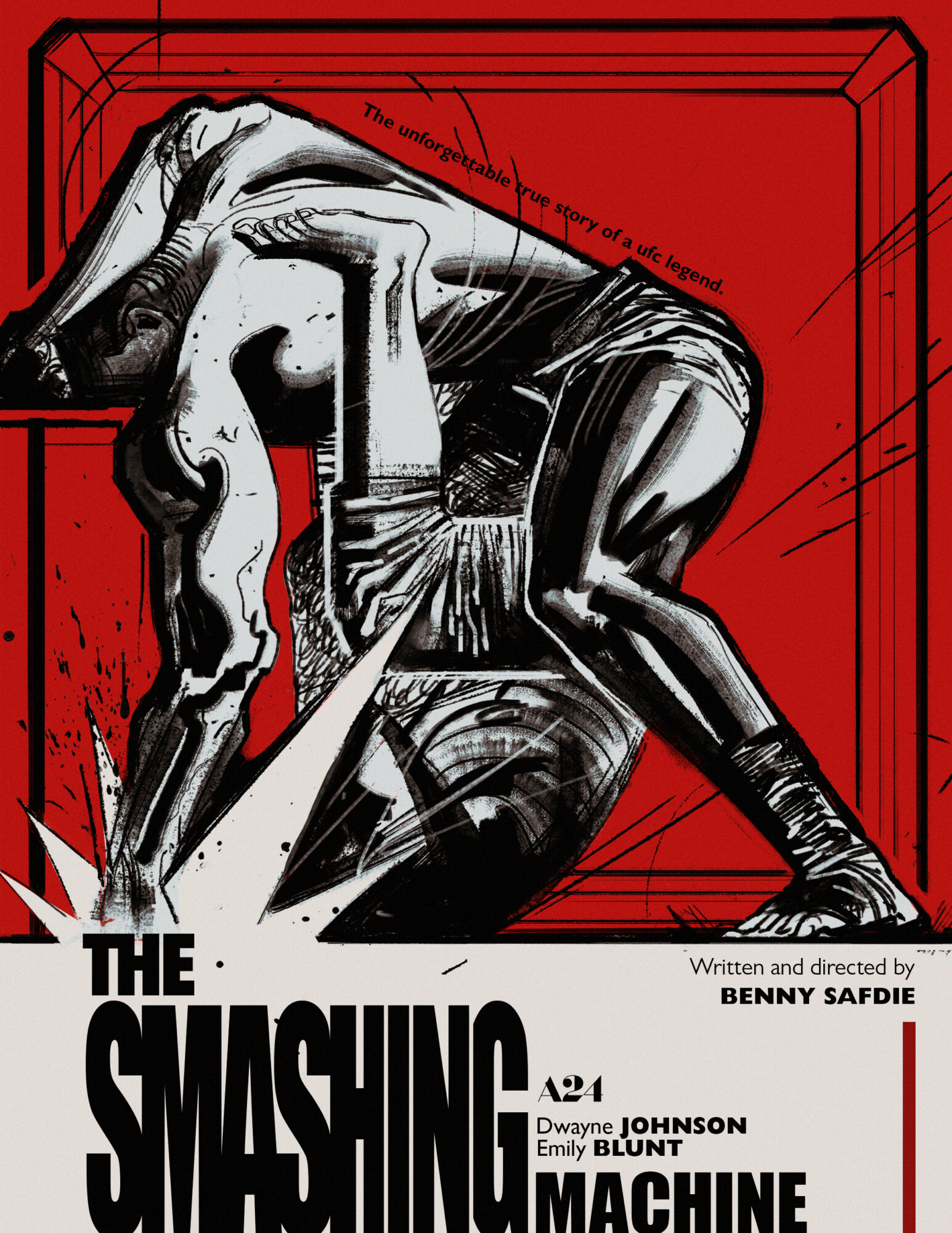 The Smashing Machine! | Poster By Shujiahui Zhang