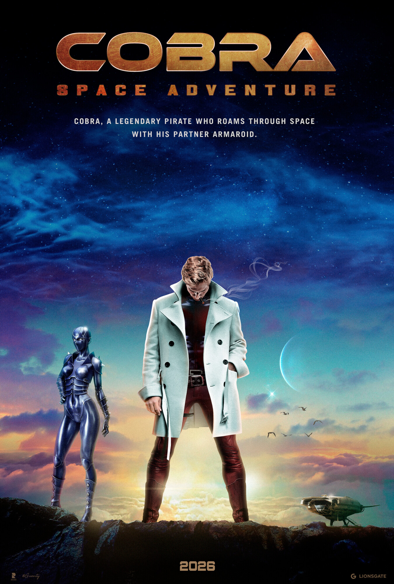 Cobra Space Adventure | Poster By Grievity