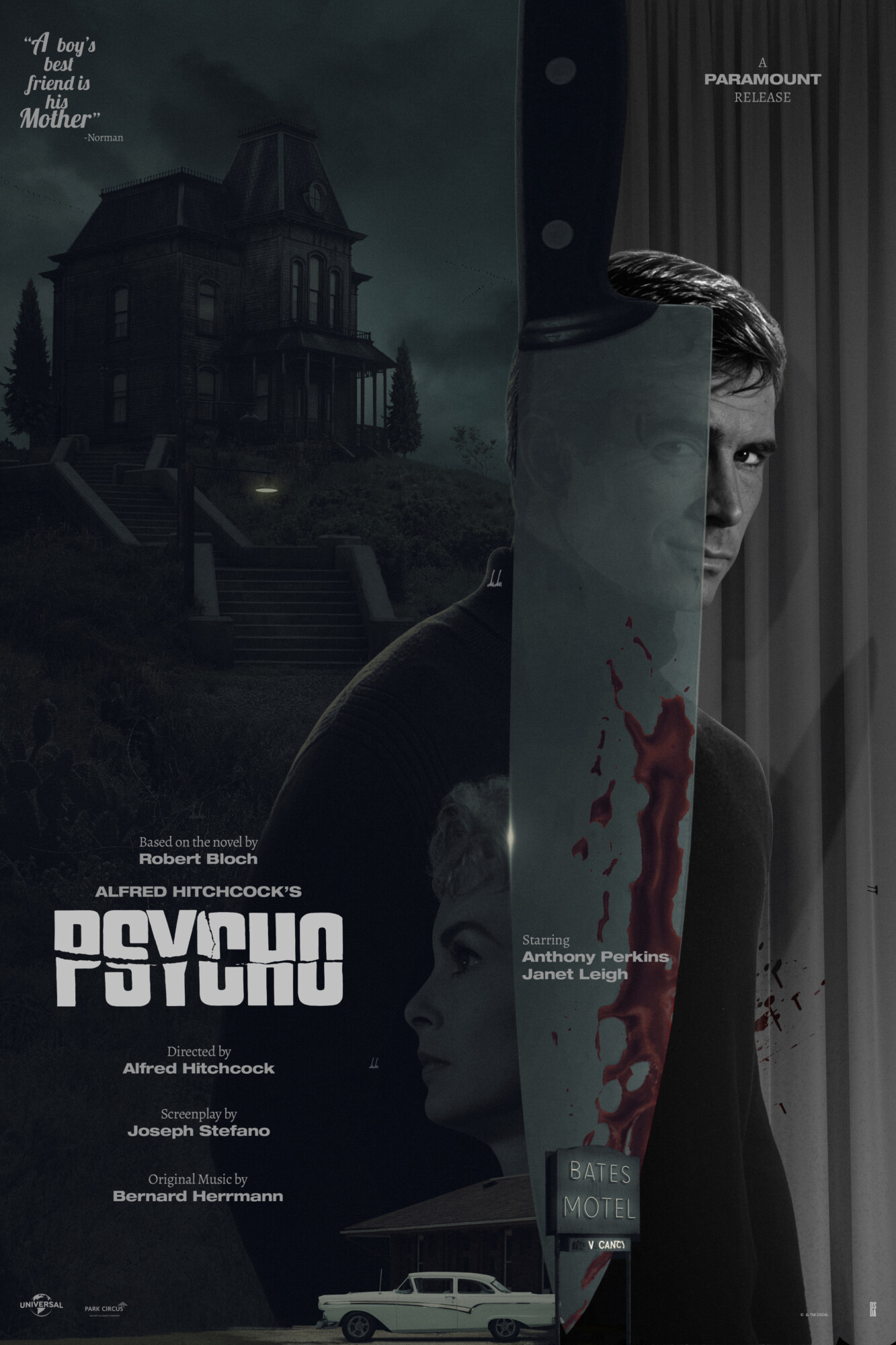 Psycho 1960 | Poster By Sugat Avasarmal